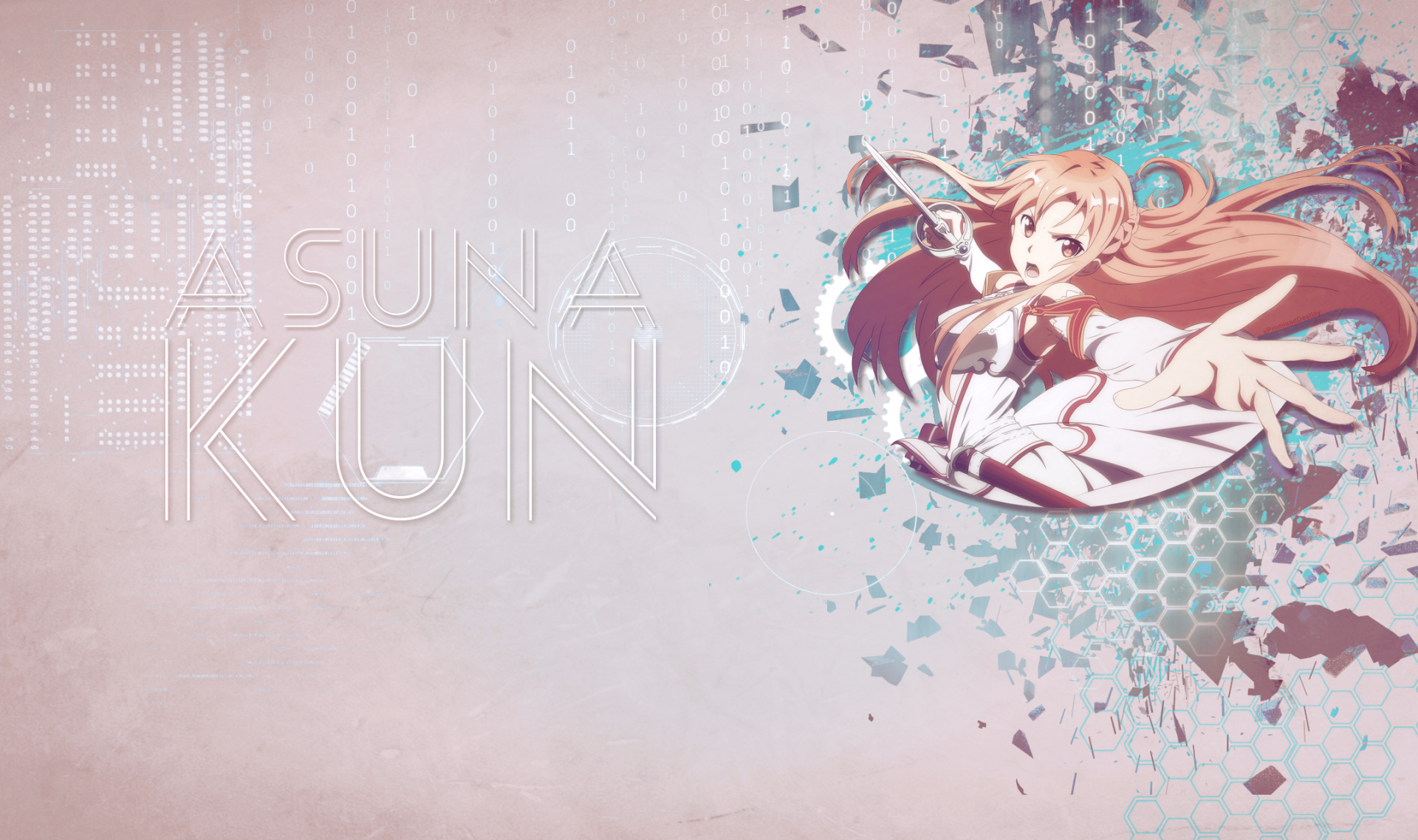 Asuna Yuuki HD Wallpaper | Sword Art Online Anime Art