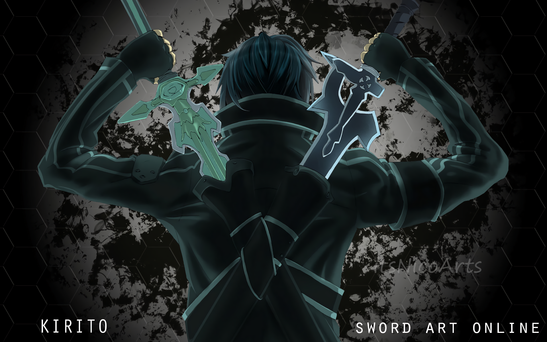 Kirito’s Dual Blades – HD Sword Art Online Anime Wallpaper | 1920x1200 ...