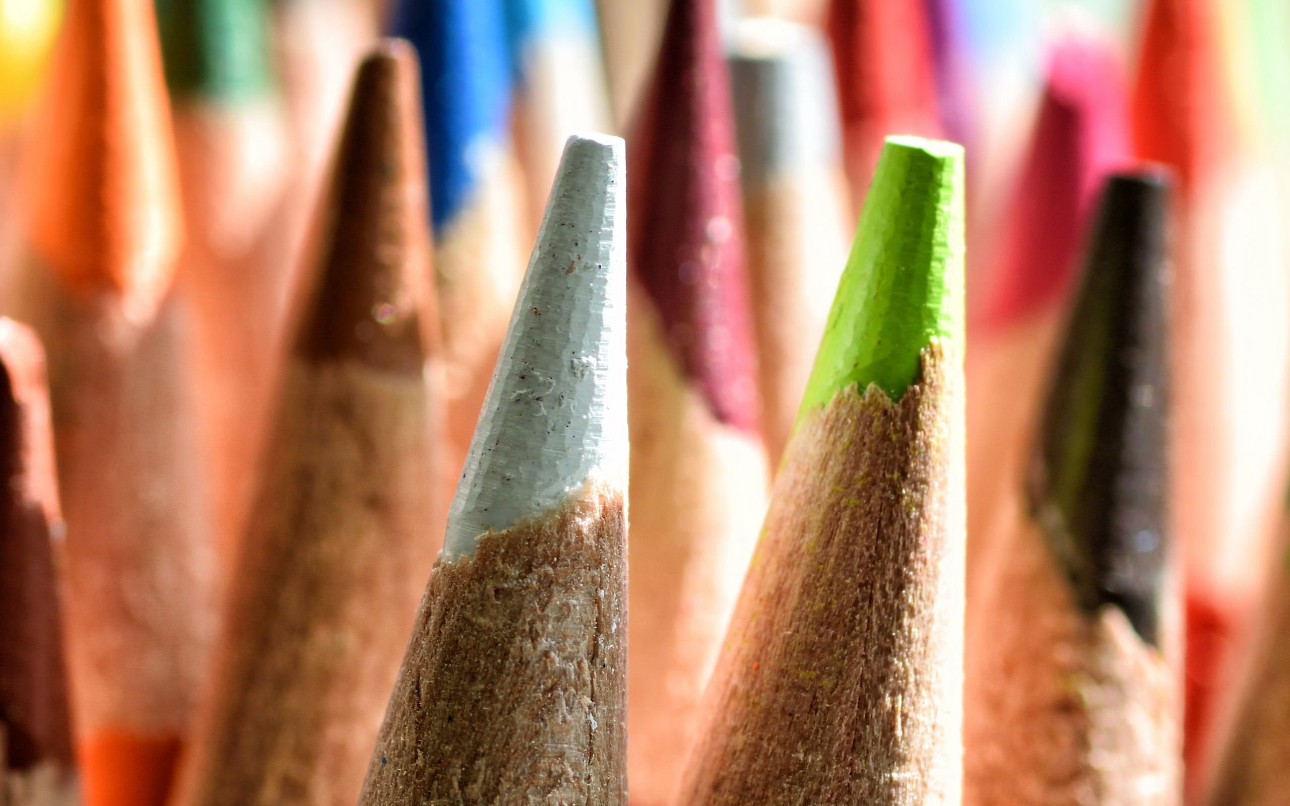 Download Colors Macro Photography Pencil HD Wallpaper