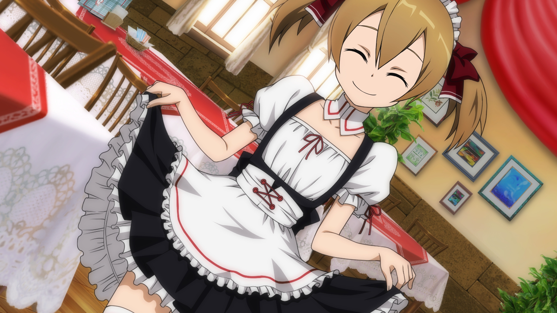 Sword Art Online Anime Maid HD Wallpaper Delight