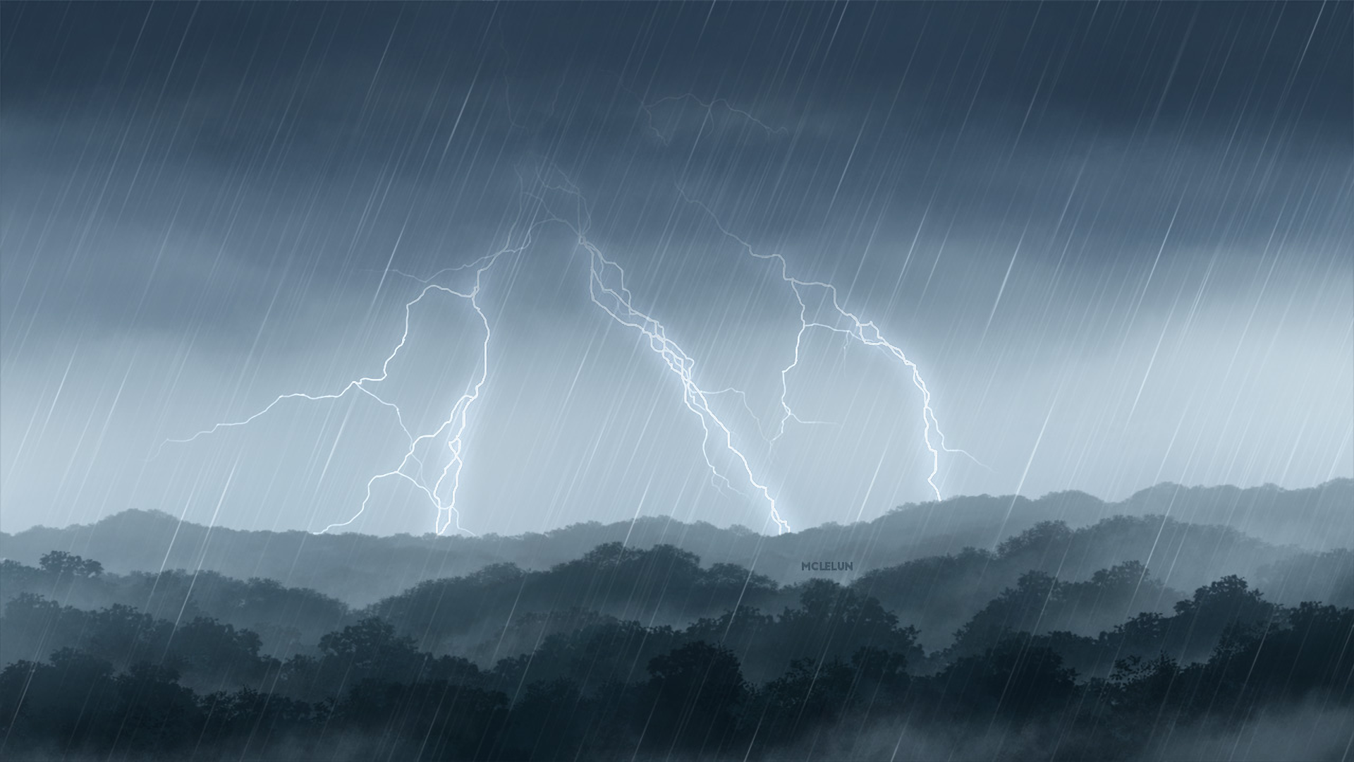Anime Storm: Original HD Wallpaper by Mclelun