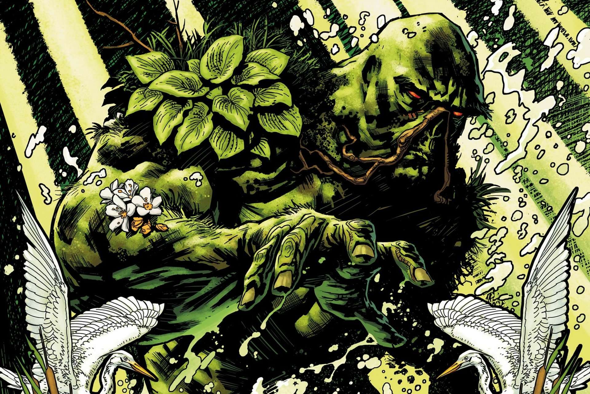 Download Comic Swamp Thing HD Wallpaper