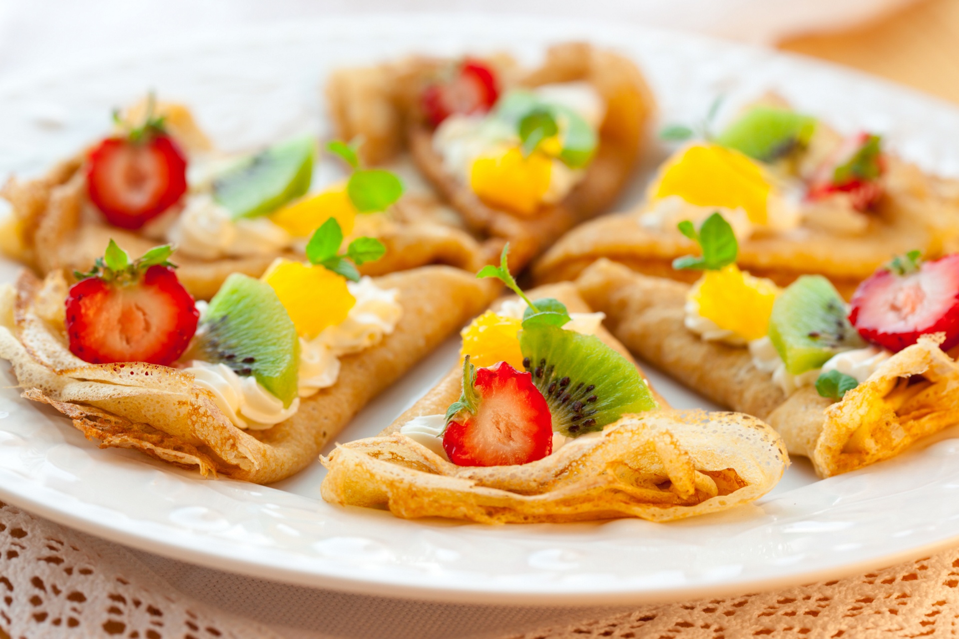 Download Fruit Food Crêpe HD Wallpaper