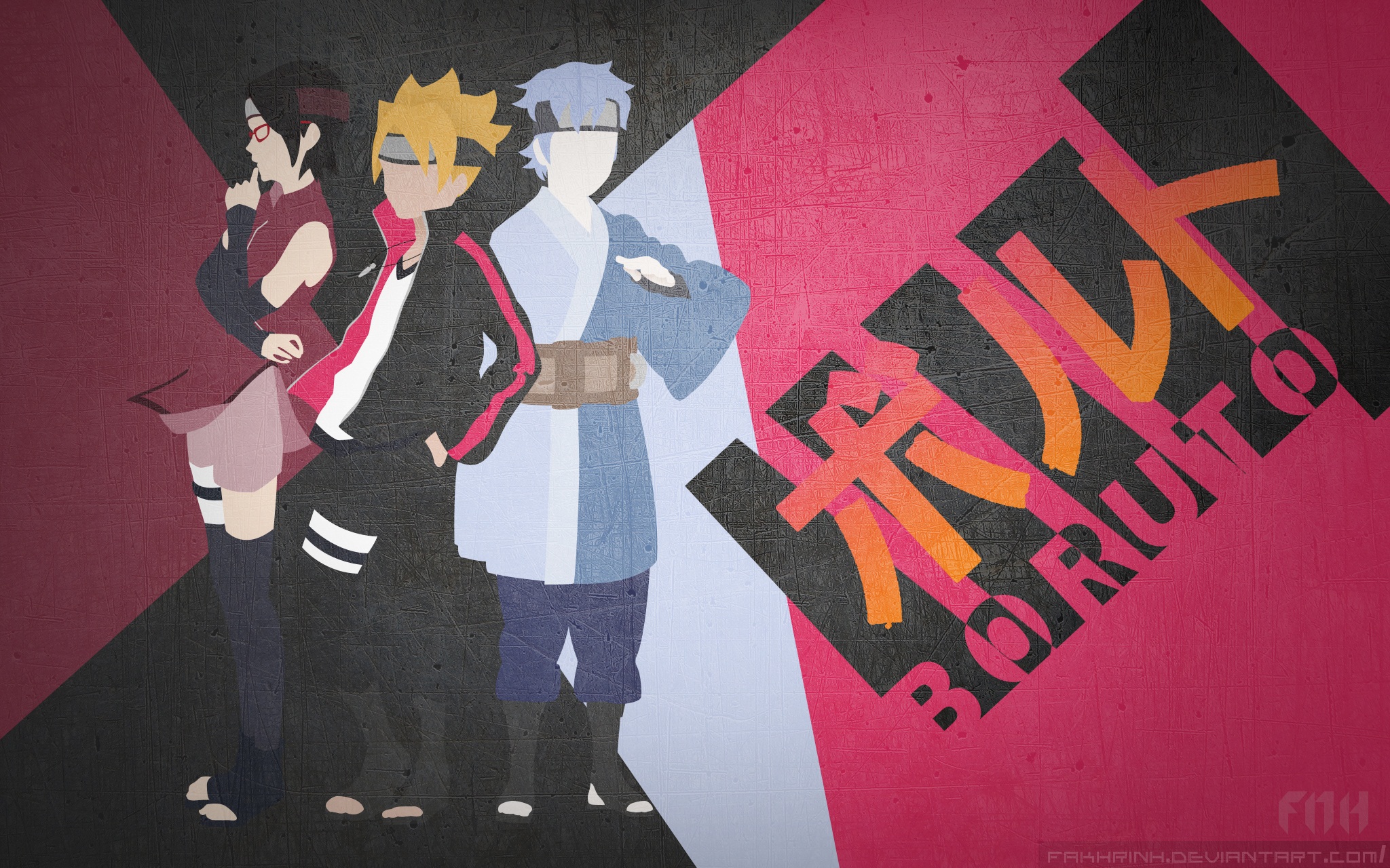 Boruto HD Wallpaper: Mitsuki, Boruto Uzumaki & Sarada Uchiha in Action