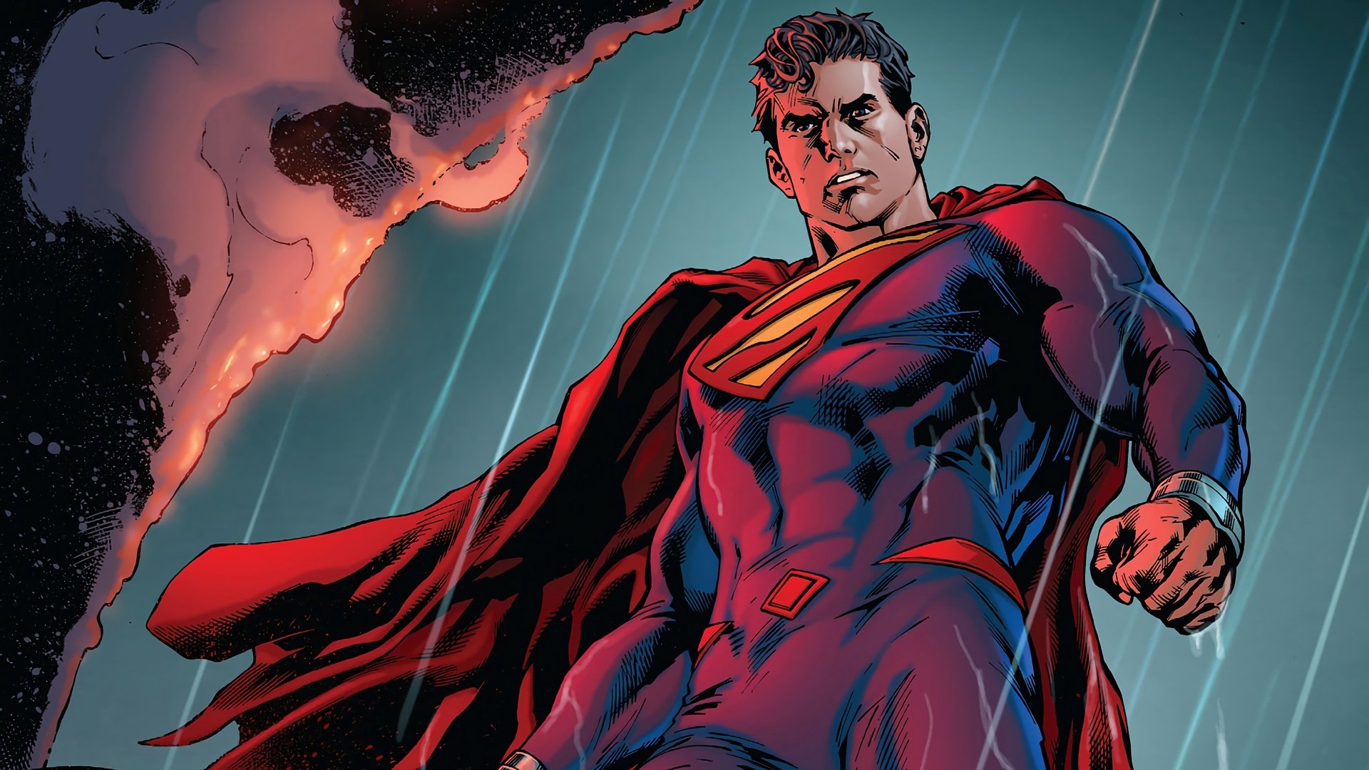 Superman HD Comic Wallpaper: The Last Son of Krypton in Vivid Detail
