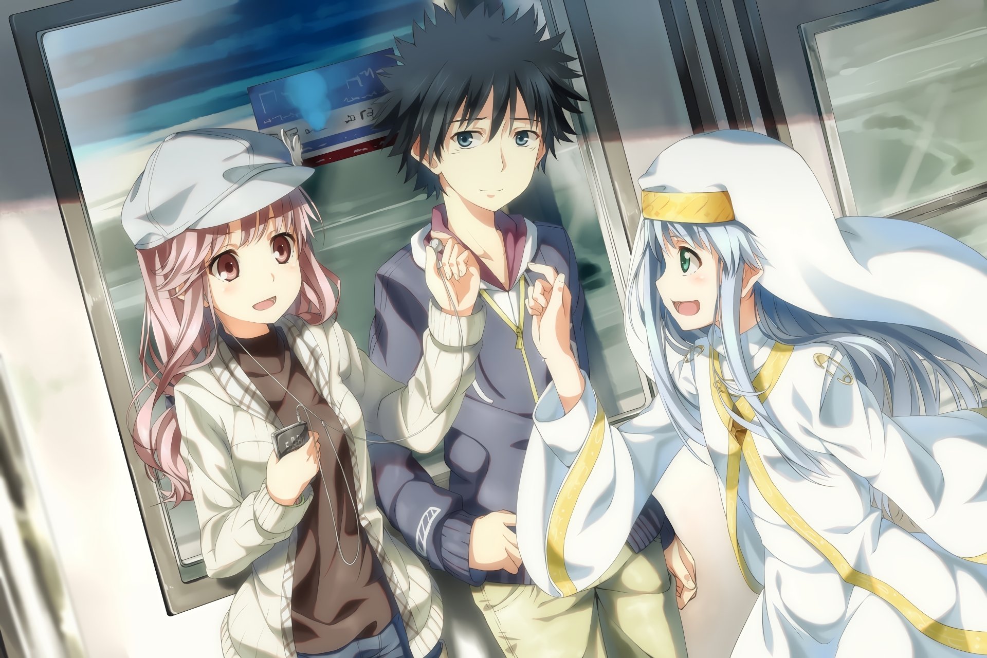 Arisa, Touma & Index - A Certain Magical Index HD Wallpaper Magic