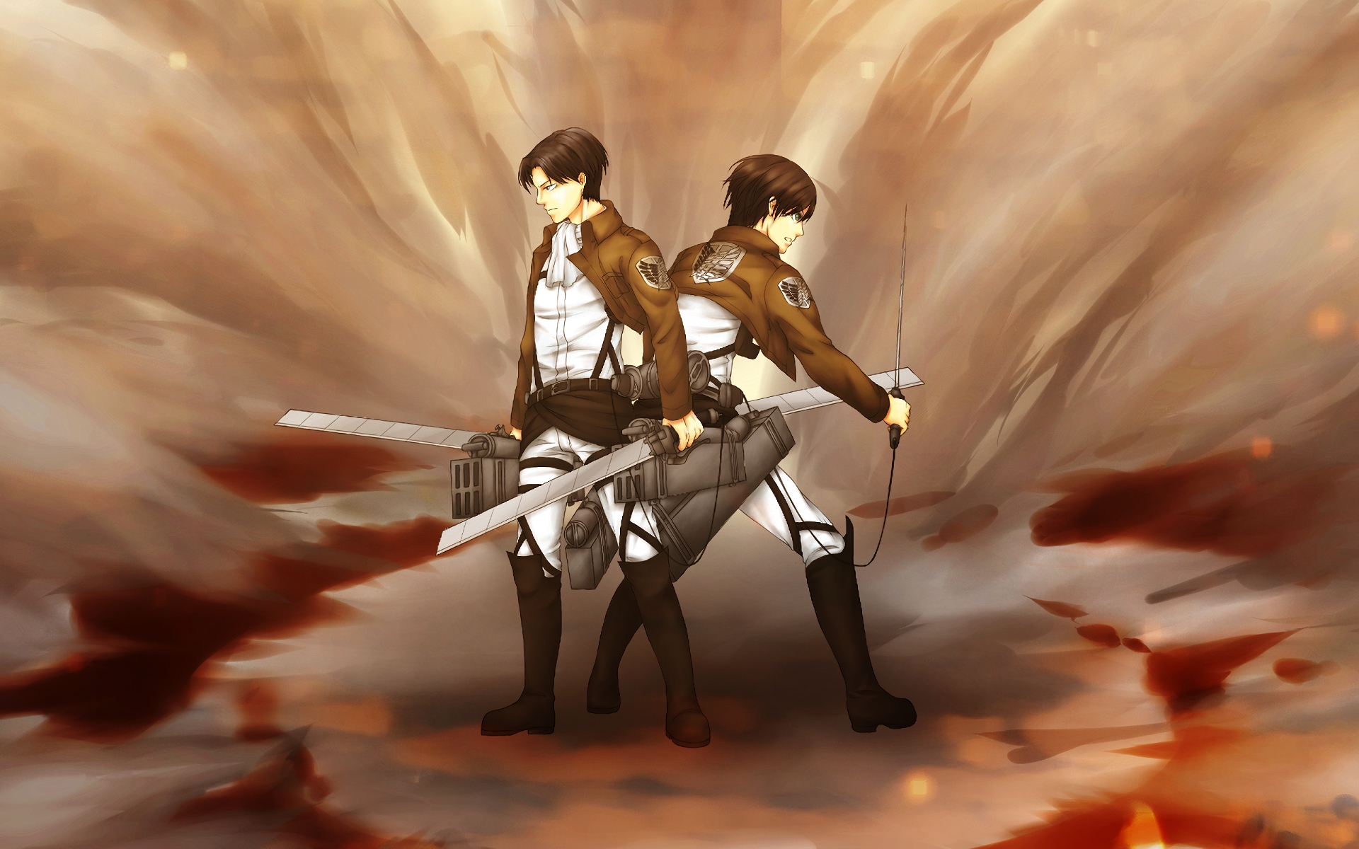 Attack On Titan Levi And Eren Fighting Attack On Titan's Ending Was