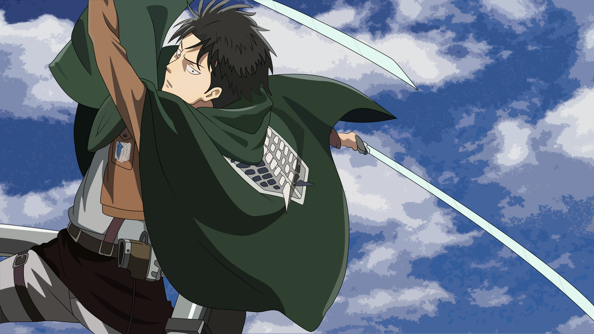 Levi Ackerman 4K Ultra HD Anime Wallpaper – Attack on Titan Action ...
