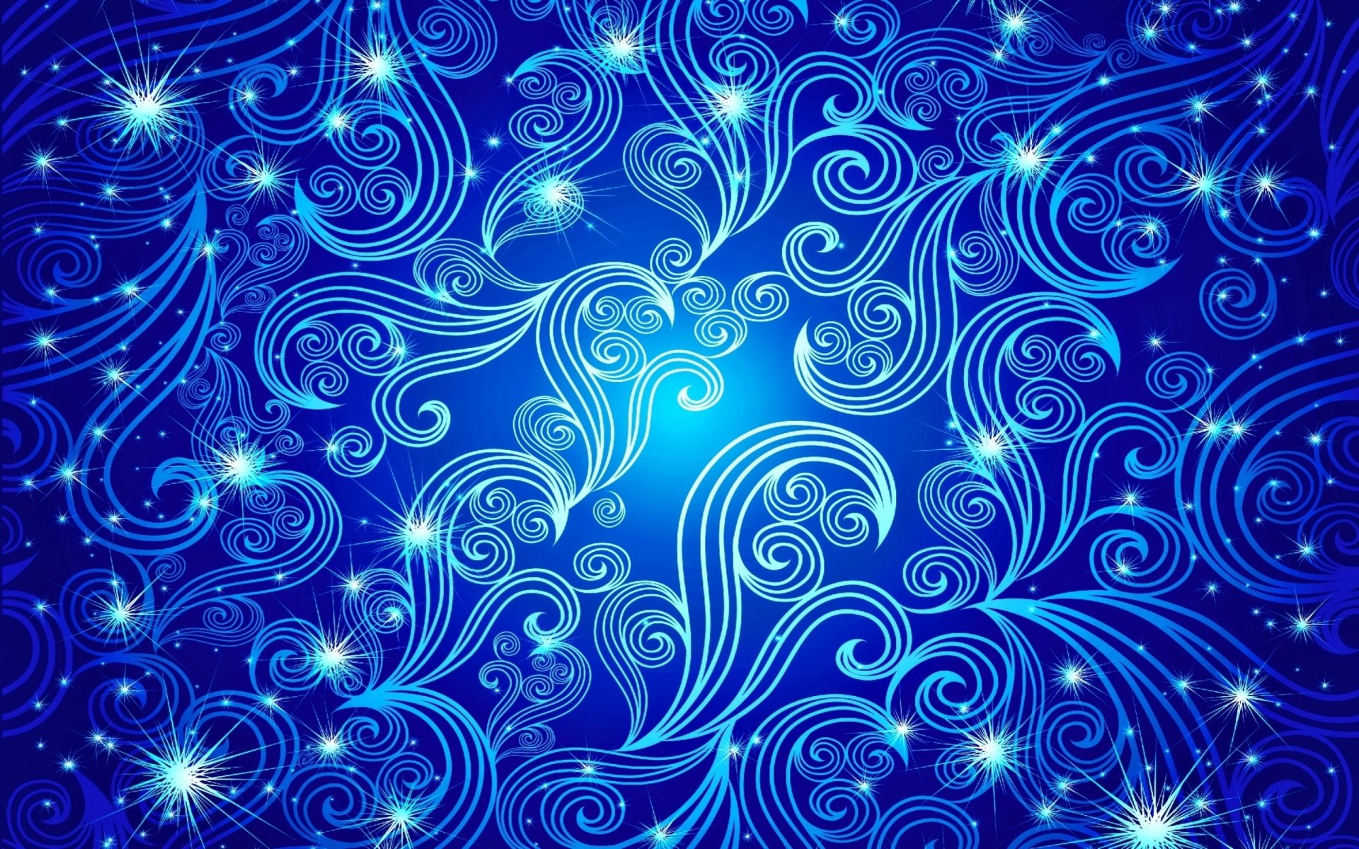 Download Sparkles Star Blue Abstract Swirl Abstract Blue HD Wallpaper