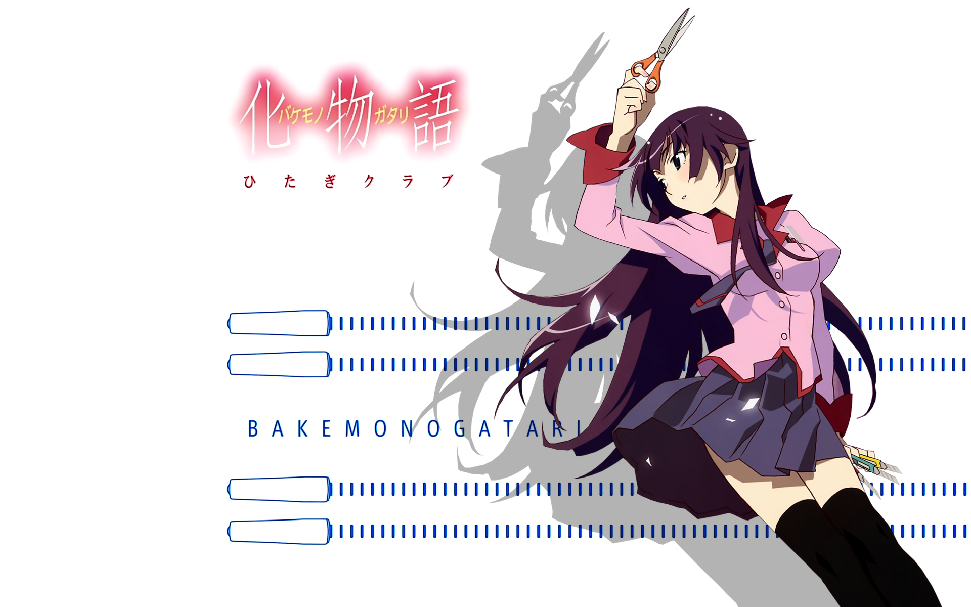 Download Hitagi Senjōgahara Anime Monogatari (Series) HD Wallpaper