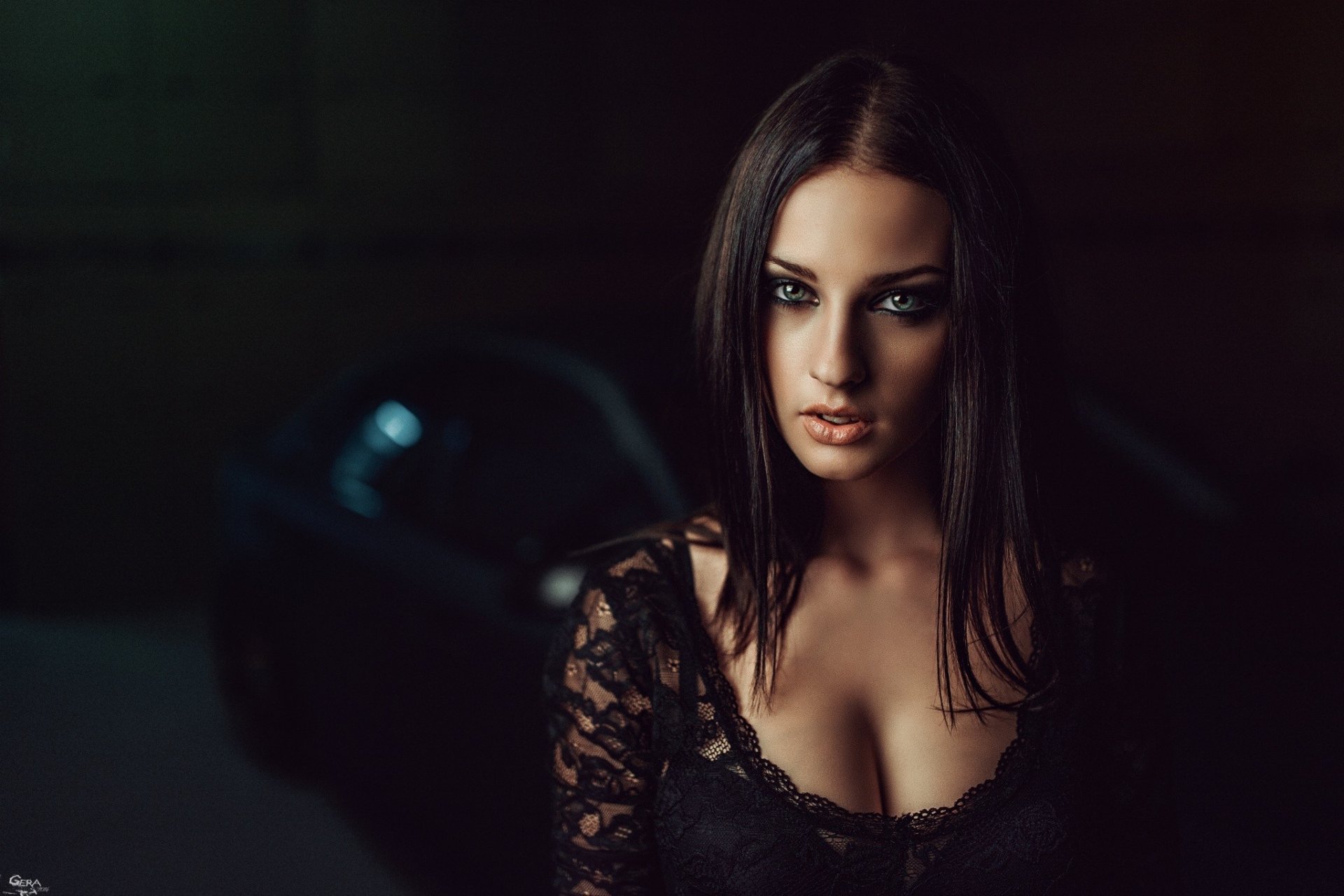 Download Brunette Model Woman Alla Berger Hd Wallpaper By Georgy