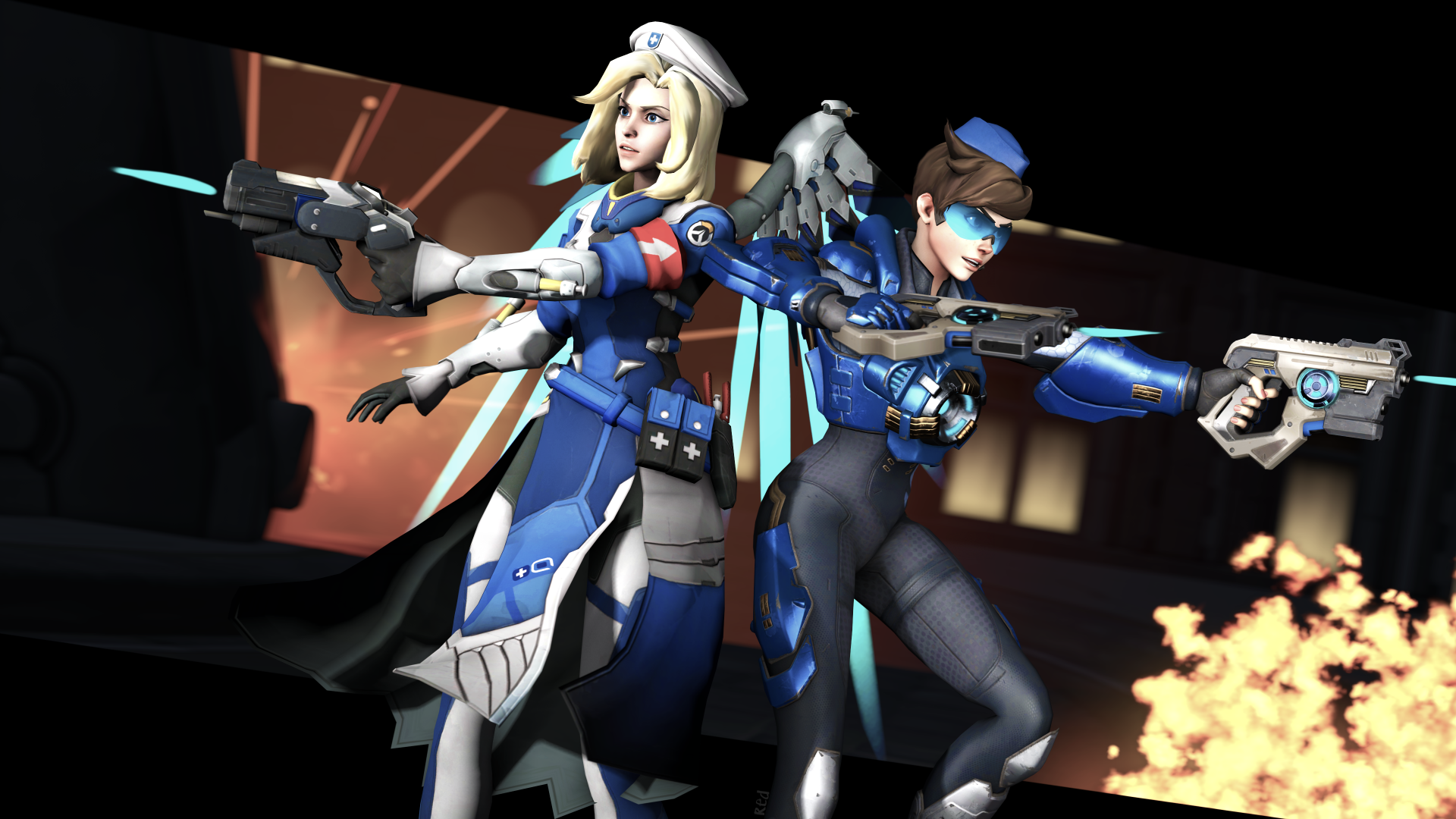 Download Tracer (Overwatch) Mercy (Overwatch) Video Game Overwatch 4k ...