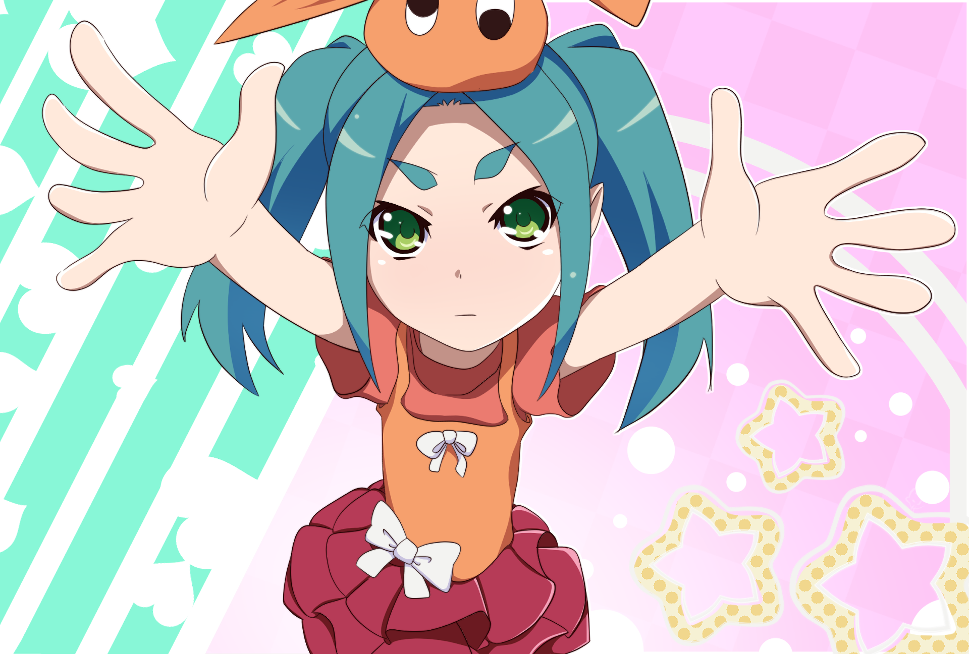 Download Yotsugi Ononoki Anime Monogatari (Series) HD Wallpaper