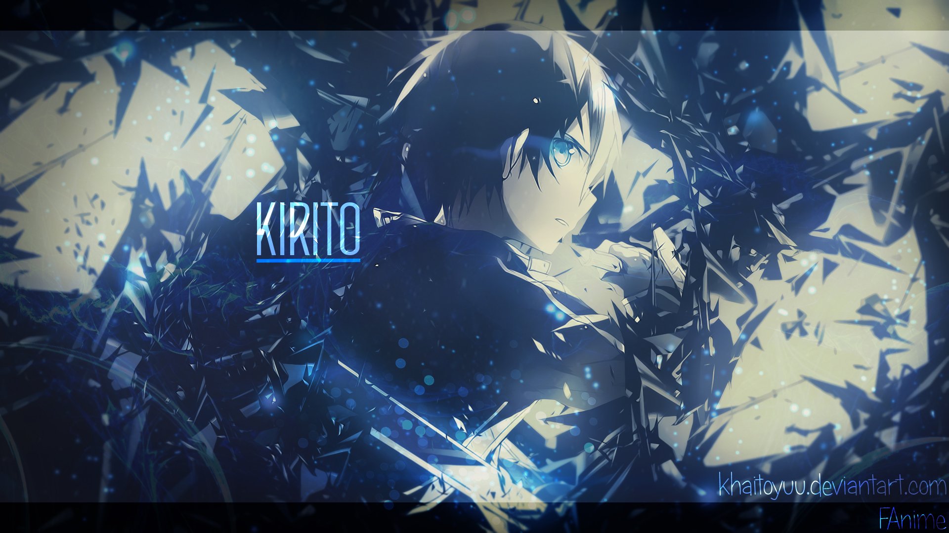 Kirito's Epic Duel – Sword Art Online HD Anime Wallpaper