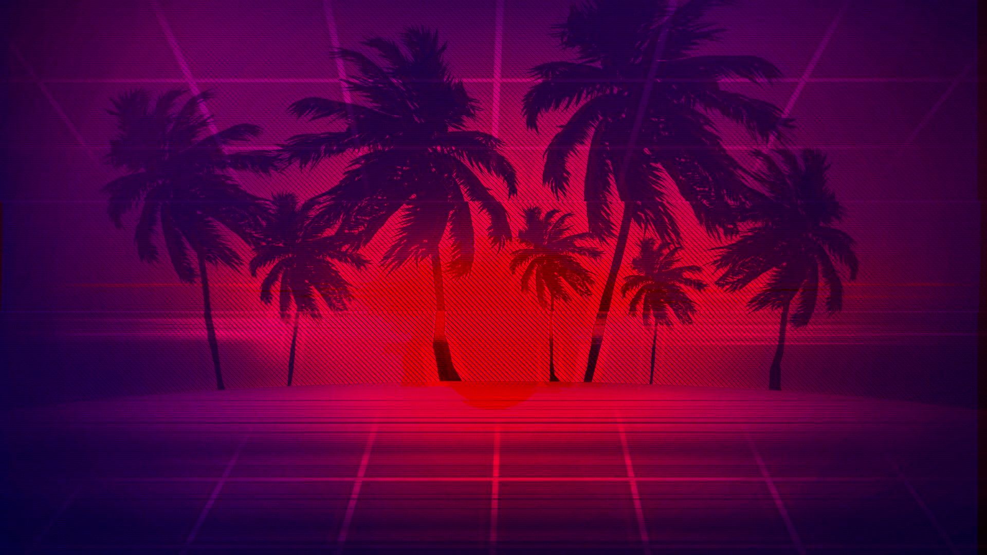 Retro Wave HD Wallpaper