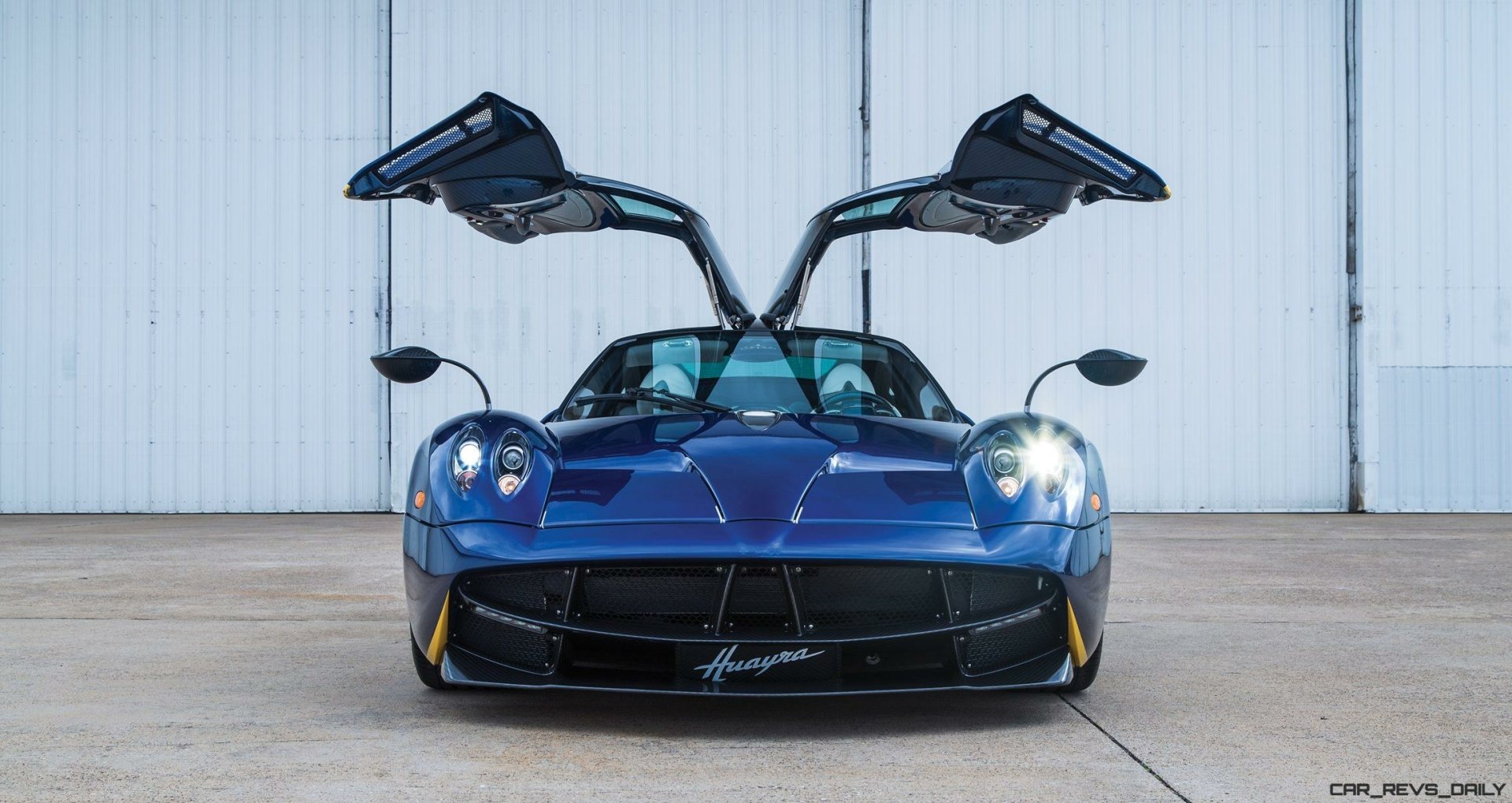 HD Wallpaper: Stunning Blue Pagani Huayra Supercar with Signature ...