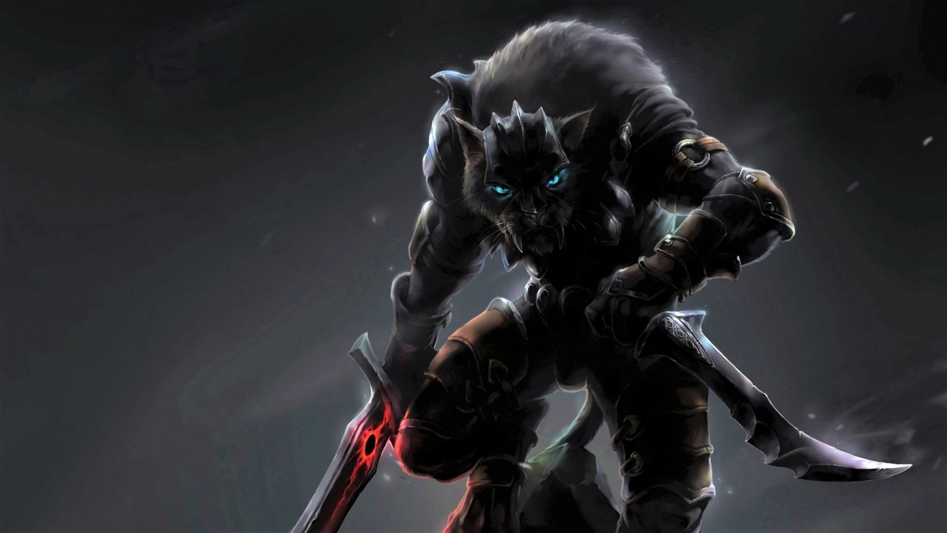 Shadow Beast: The Fierce Fantasy Warrior HD Wallpaper