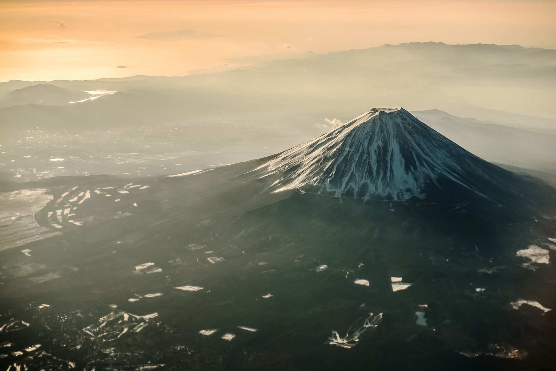 Majestic Mount Fuji: Aerial HD Landscape of Japan’s Iconic Volcano in ...