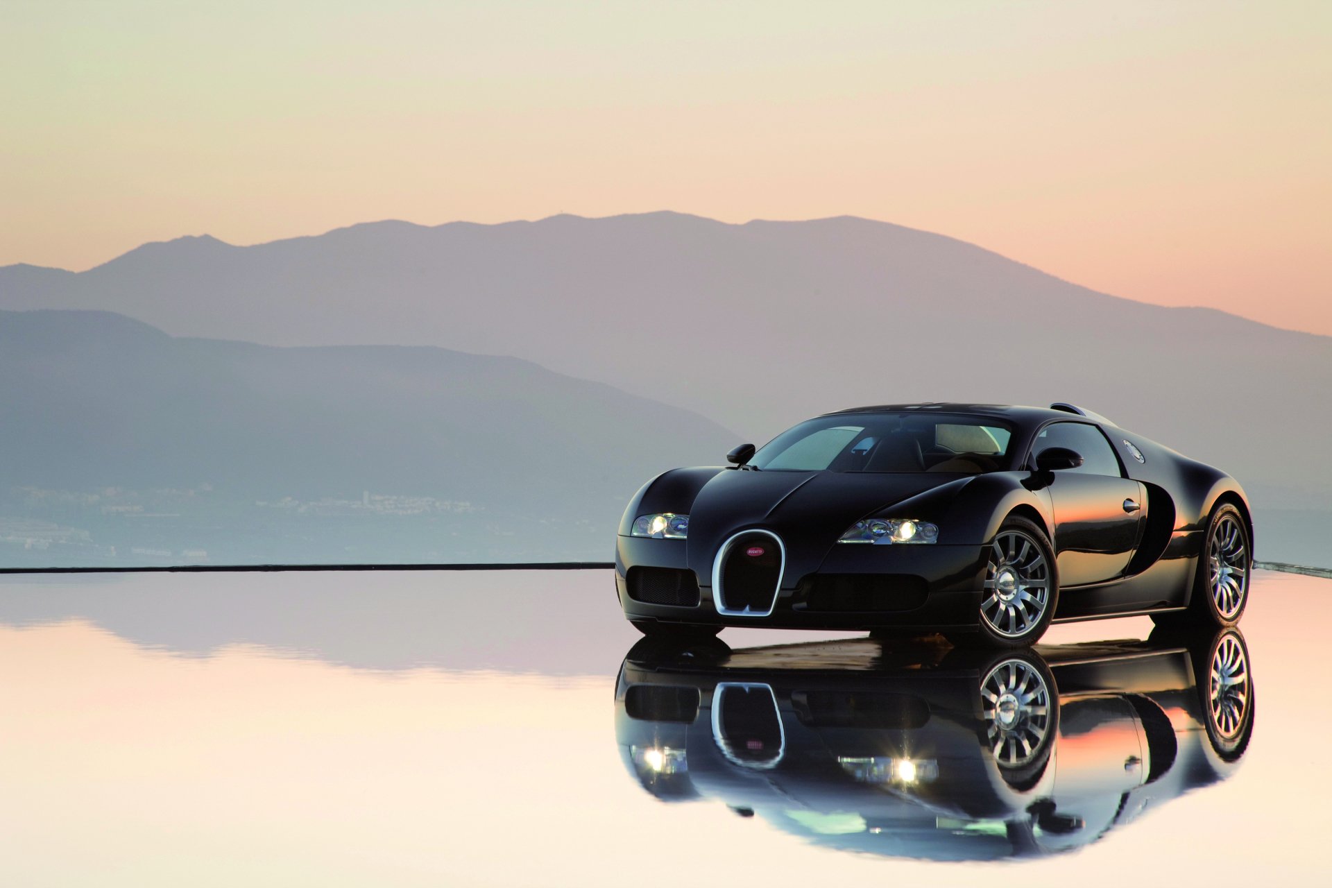 Download Supercar Black Car Reflection Car Bugatti Vehicle Bugatti ...