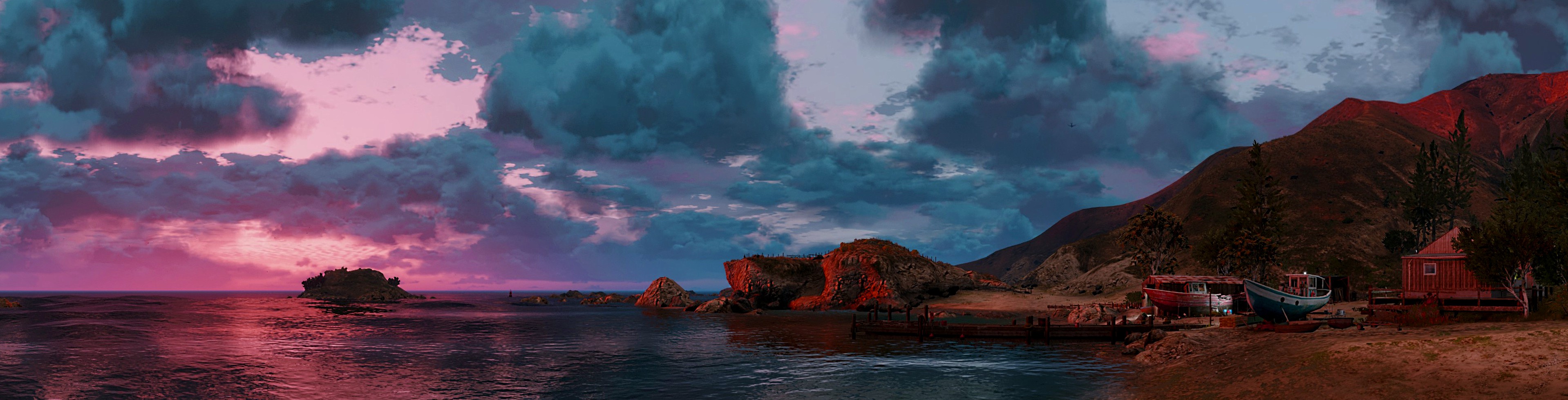 Download Sky Sand Cloud Beach Video Game Grand Theft Auto V Wallpaper