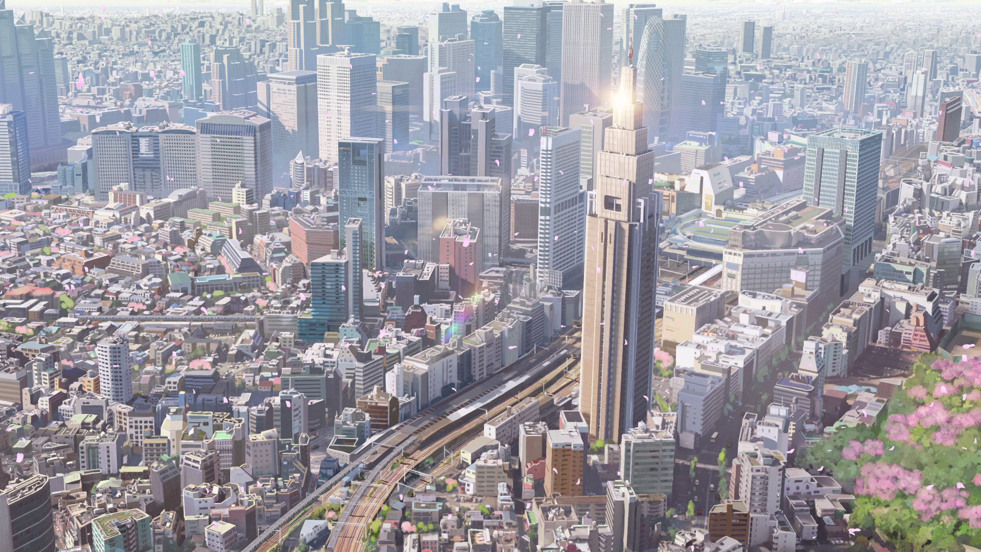 Your Name. — Anime Cityscape HD Wallpaper | 1920x1080 | Wallpaper Abyss
