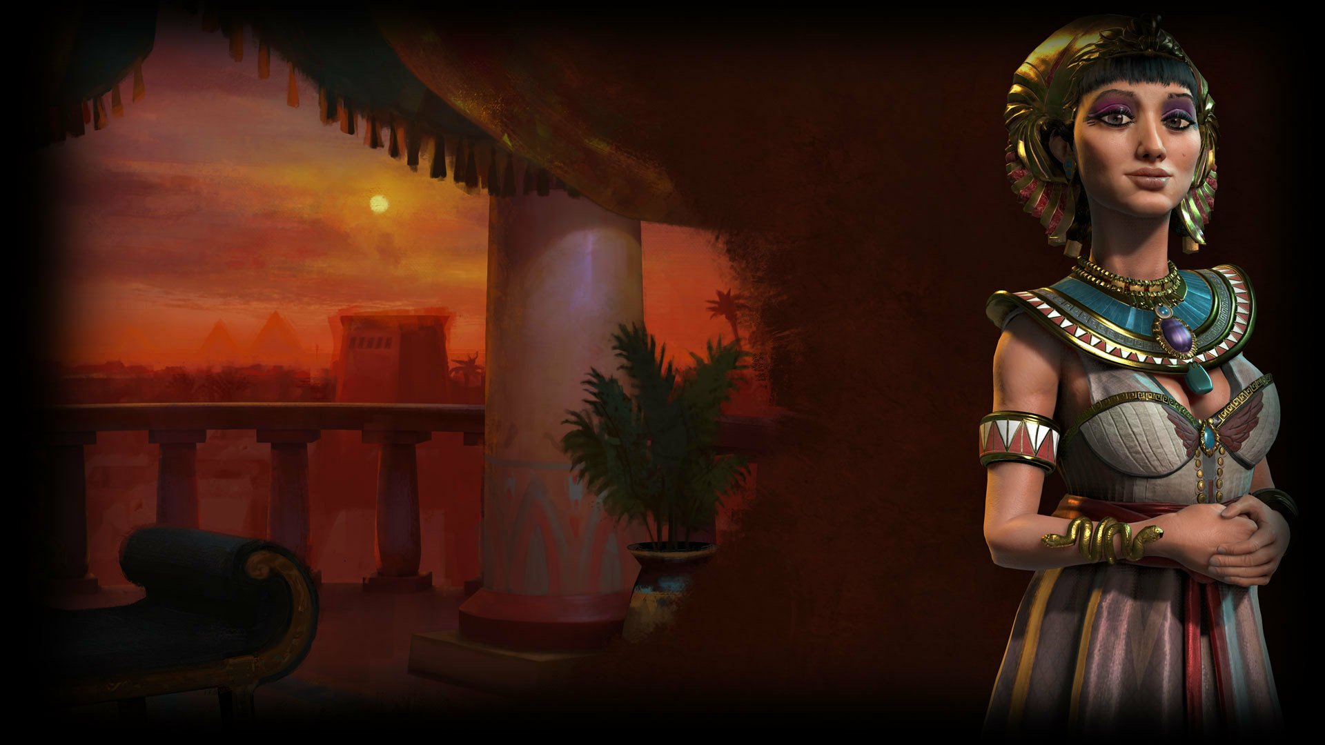 Download Cleopatra Video Game Civilization VI HD Wallpaper