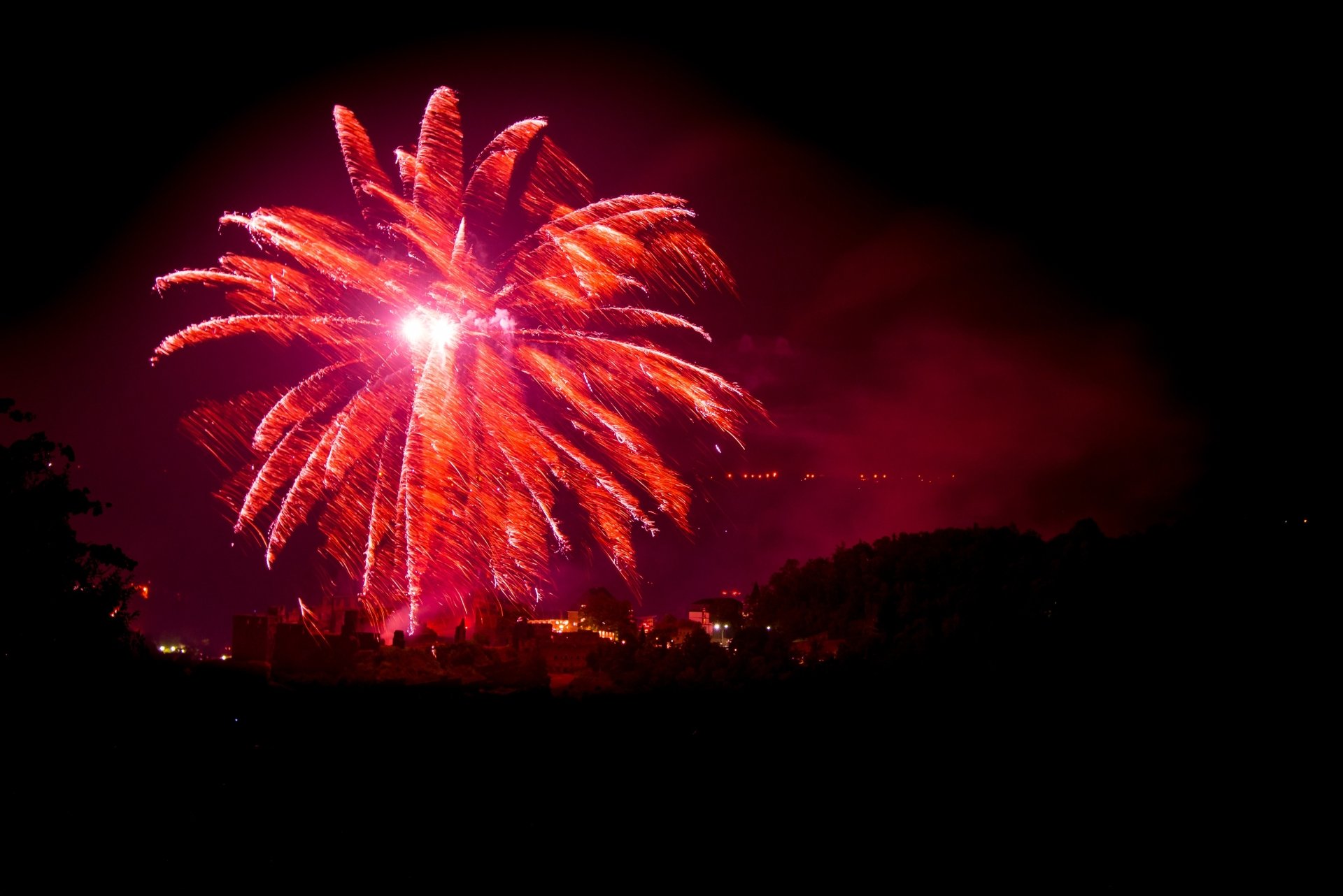 Download Night Photography Fireworks 4k Ultra HD Wallpaper