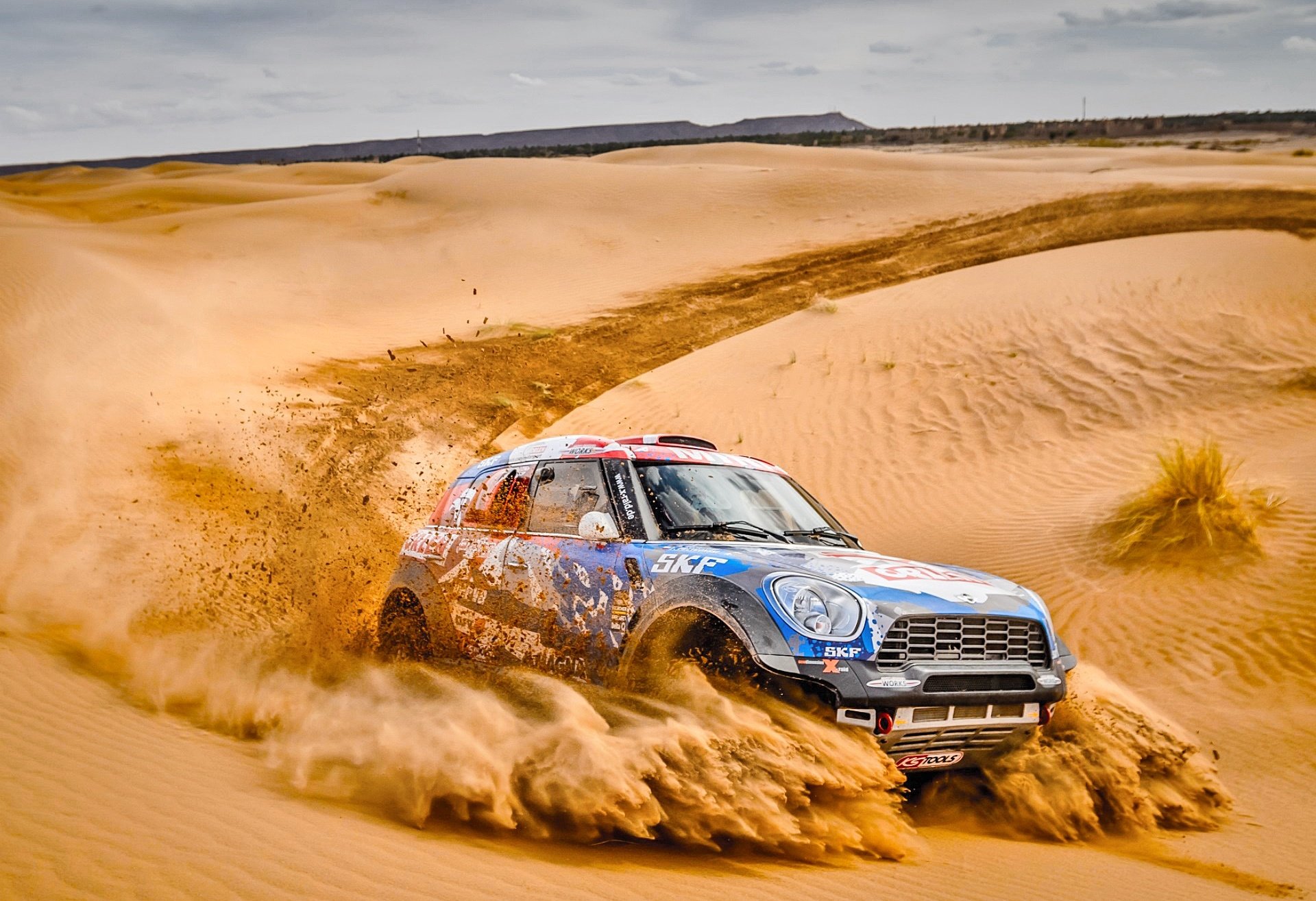 Download Sand Sand Dune Desert Vehicle Car Rallying Sports HD Wallpaper