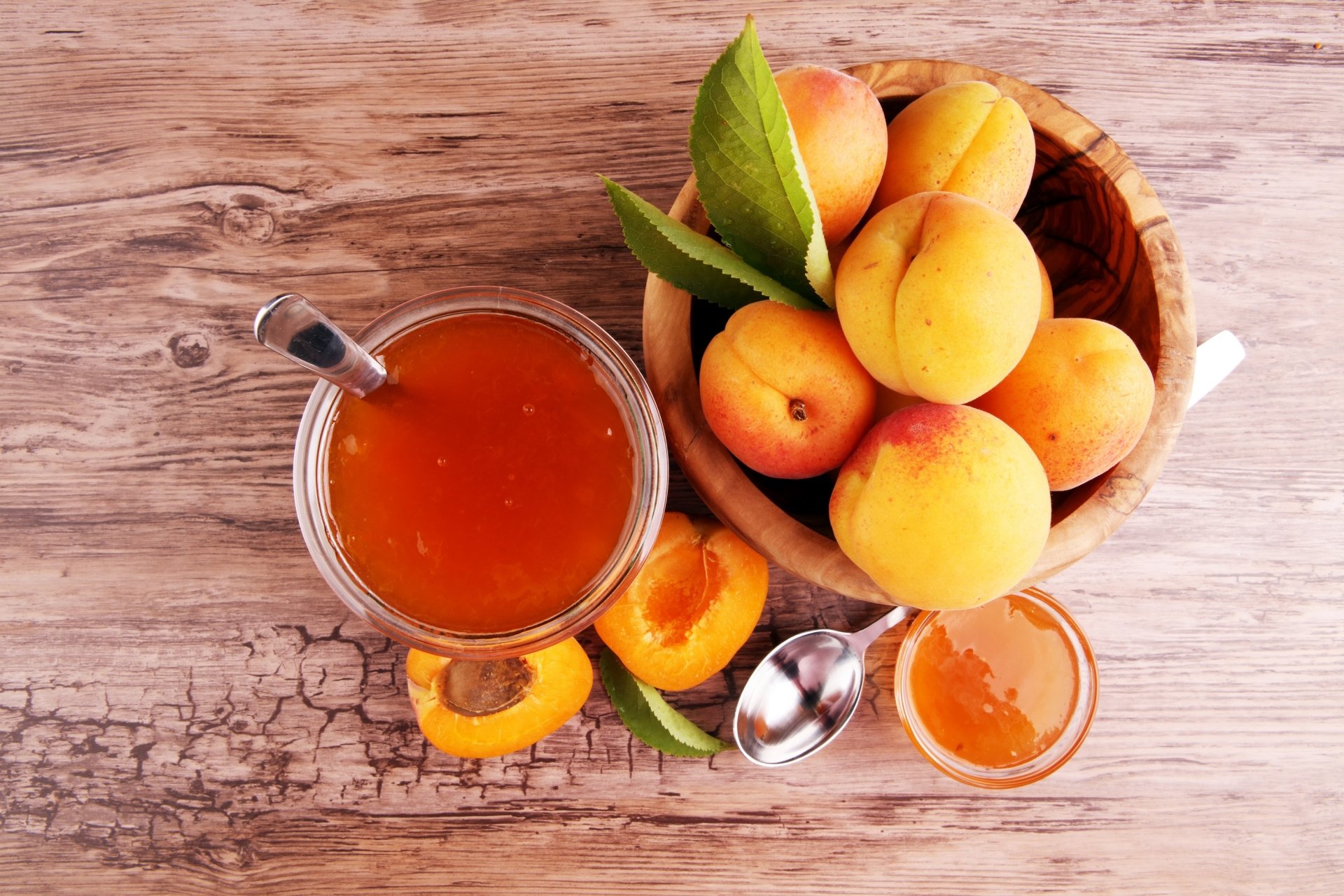 Download Apricot Fruit Still Life Food Jam HD Wallpaper