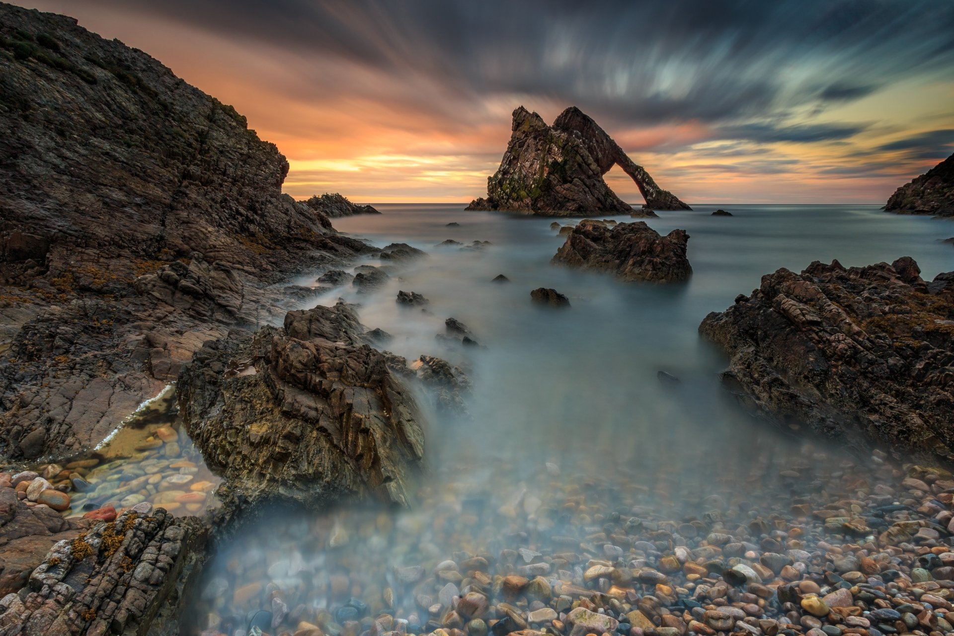 Download Ocean Horizon Nature Arch 4k Ultra HD Wallpaper | 4000x2667 ...