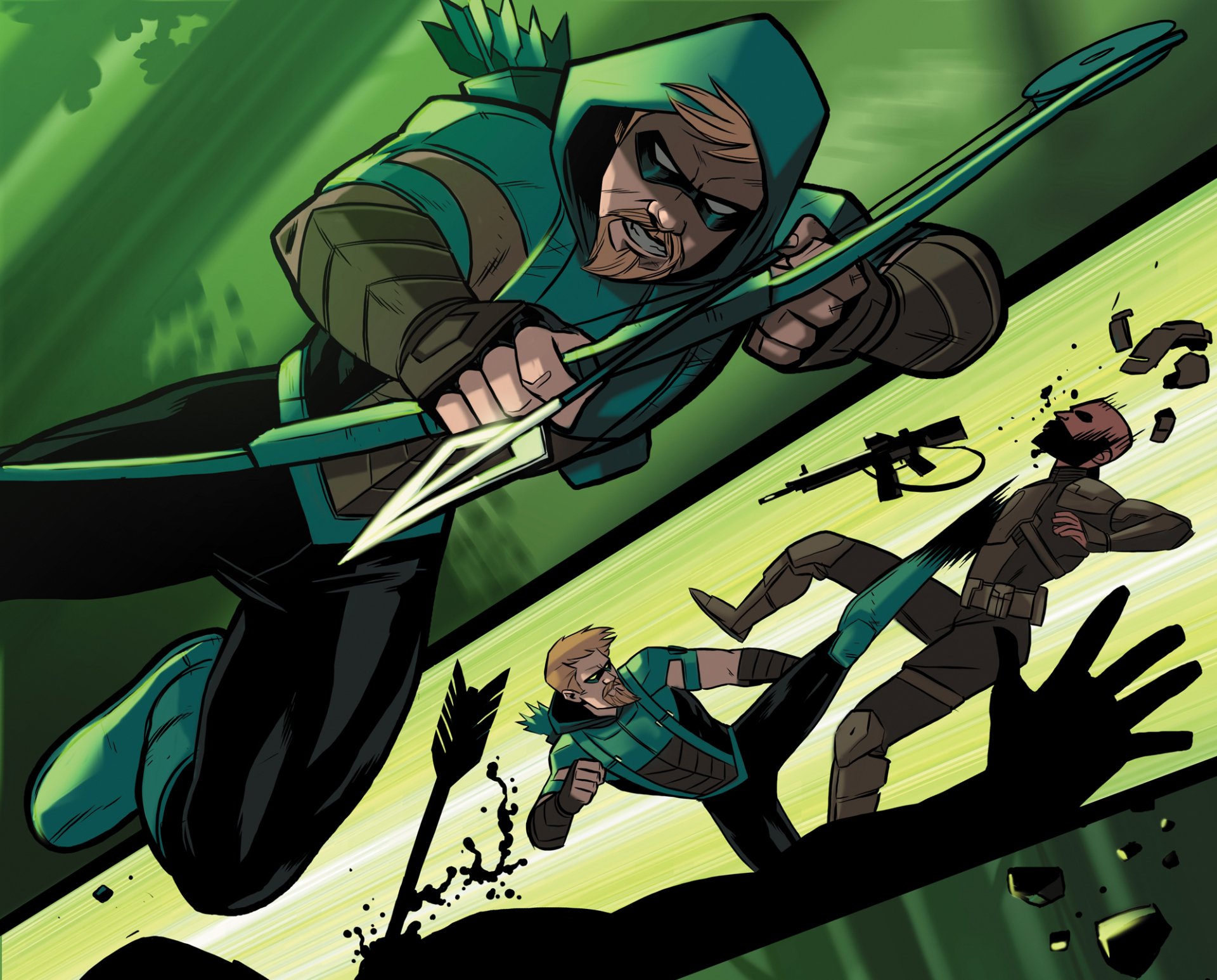 Download DC Comics Comic Green Arrow HD Wallpaper