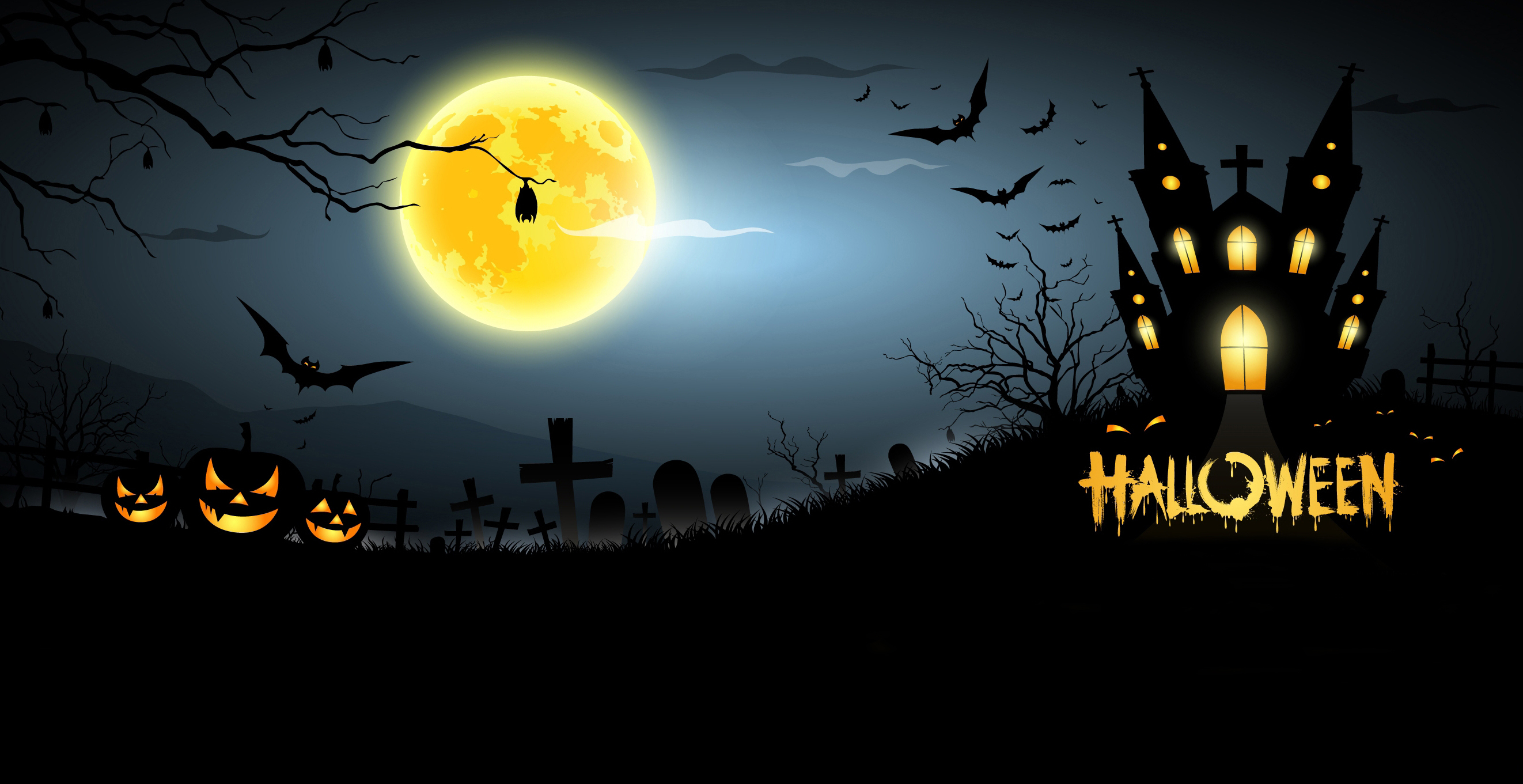 Spooky Halloween Night HD Wallpaper