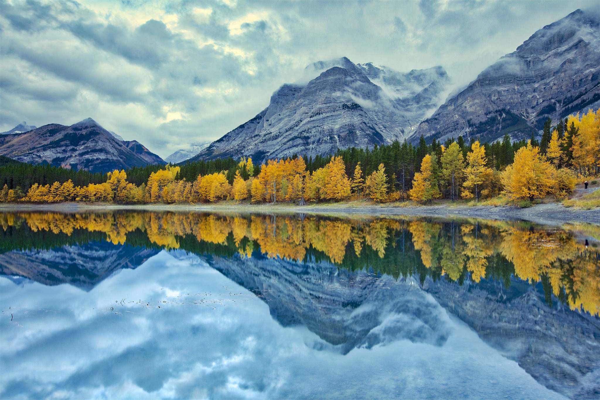 Download Wallpaper Autumn Kananaskis Kananaskis Alberta Wilderness