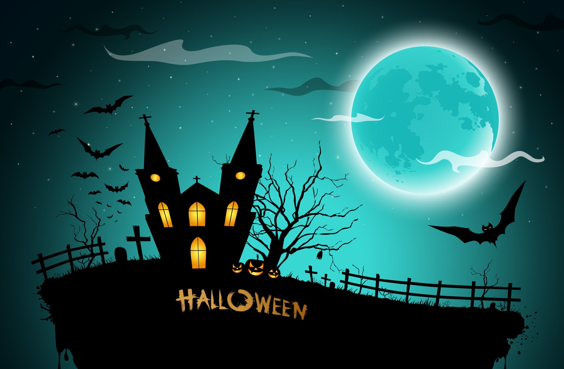 Spooky Halloween Night – 4K Ultra HD Holiday Wallpaper | 6614x4327 ...