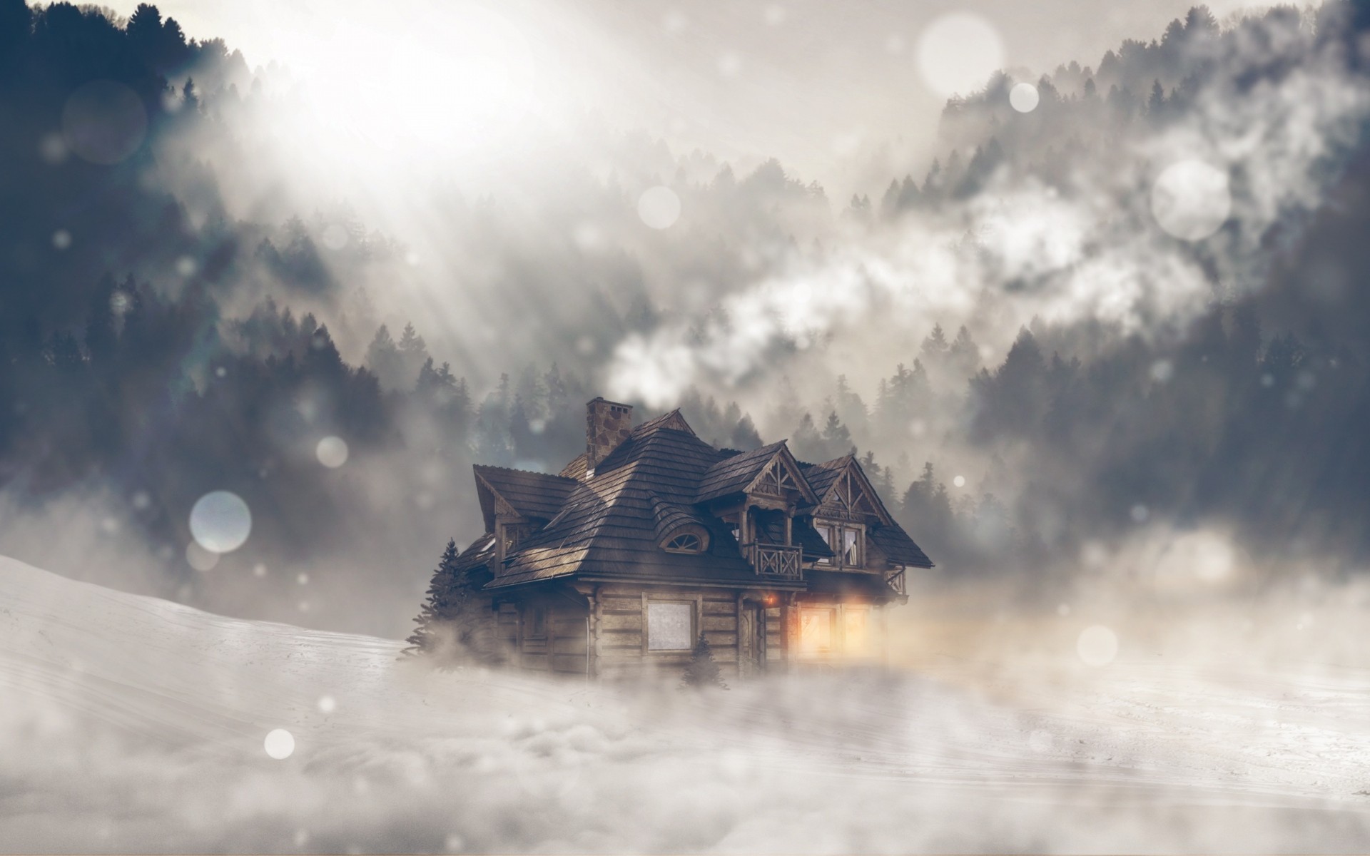 Download Man Made House HD Wallpaper