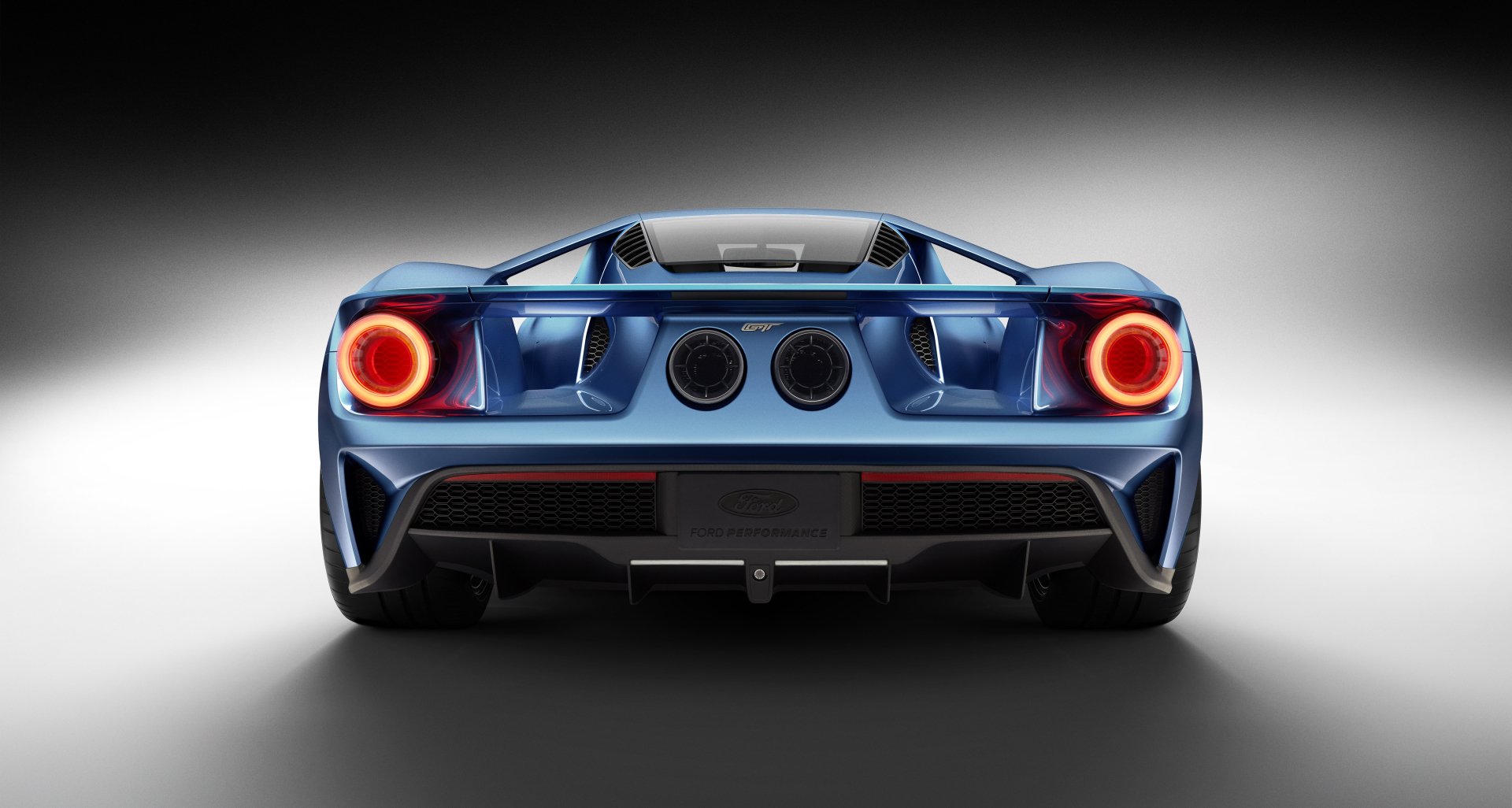 Ford GT Supercar Rear View - Stunning 4K Ultra HD Wallpaper