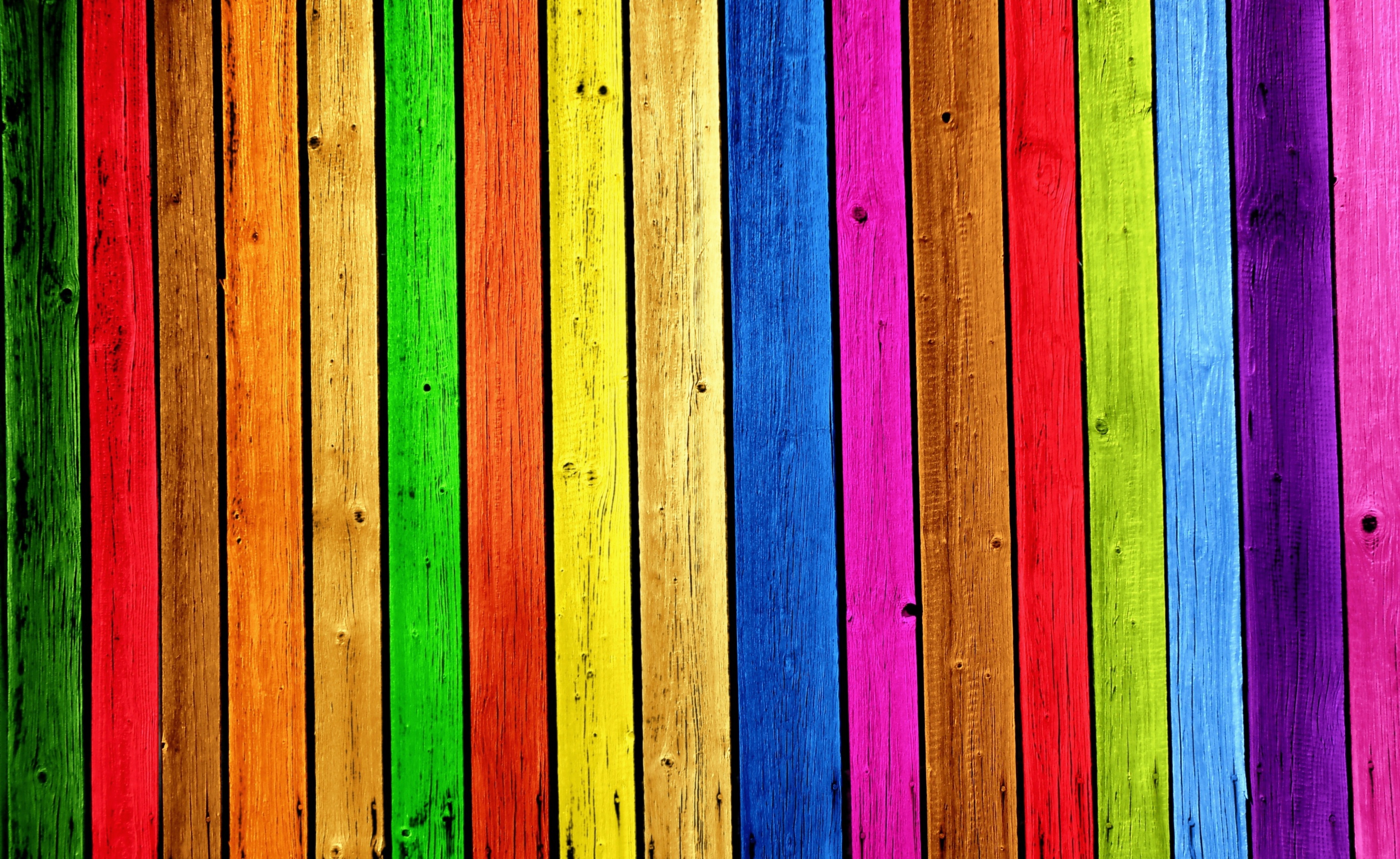 Download Stripes Colorful Wood Abstract Colors HD Wallpaper