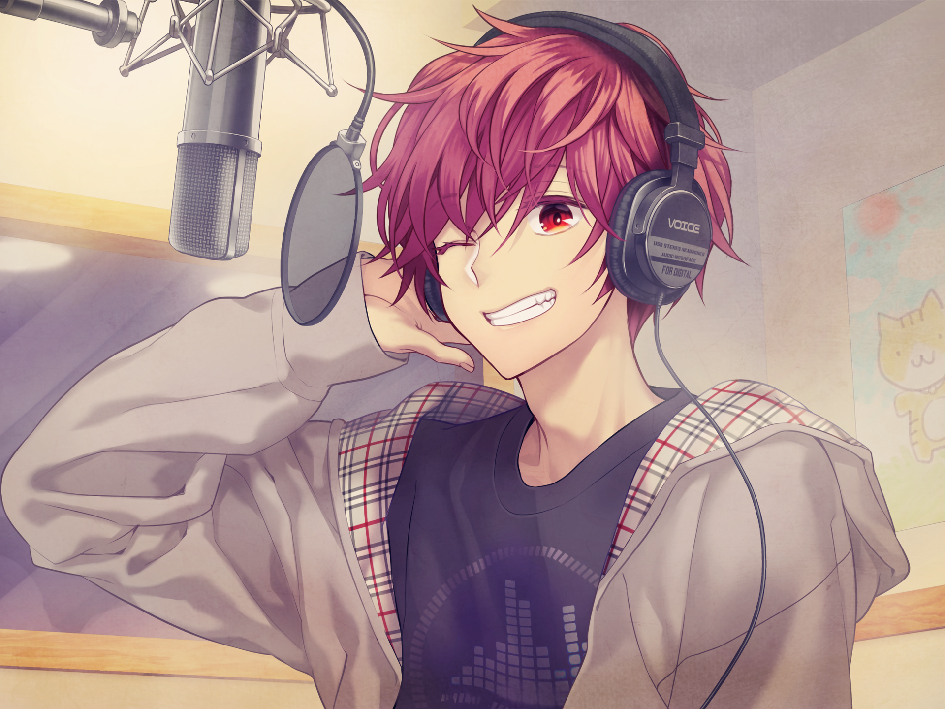 Vibrant Anime Vocalist - Original HD Wallpaper