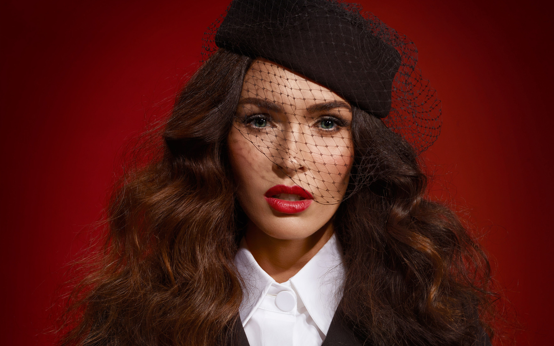 Download Hat Lipstick Brunette Face American Actress Celebrity Megan ... Download Hat Lipstick Brunette Face American Actress Celebrity Megan ...