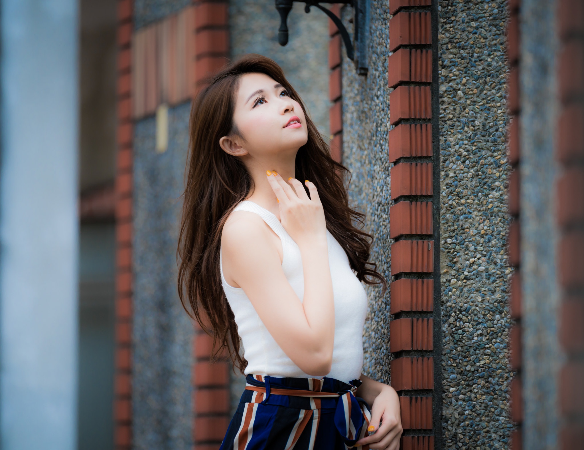 Elegant Depth Asian Model Hd Wallpaper
