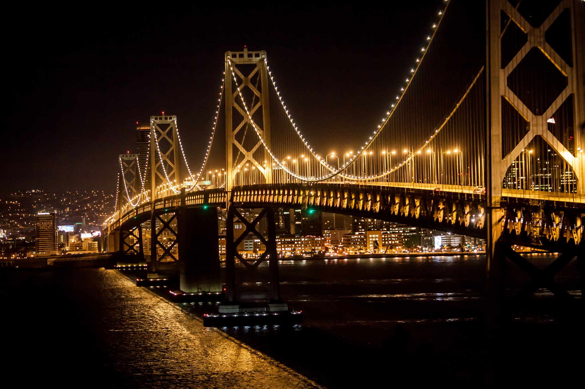 Oakland Bay Bridge 4k Wallpaper San Francisco Cityscape