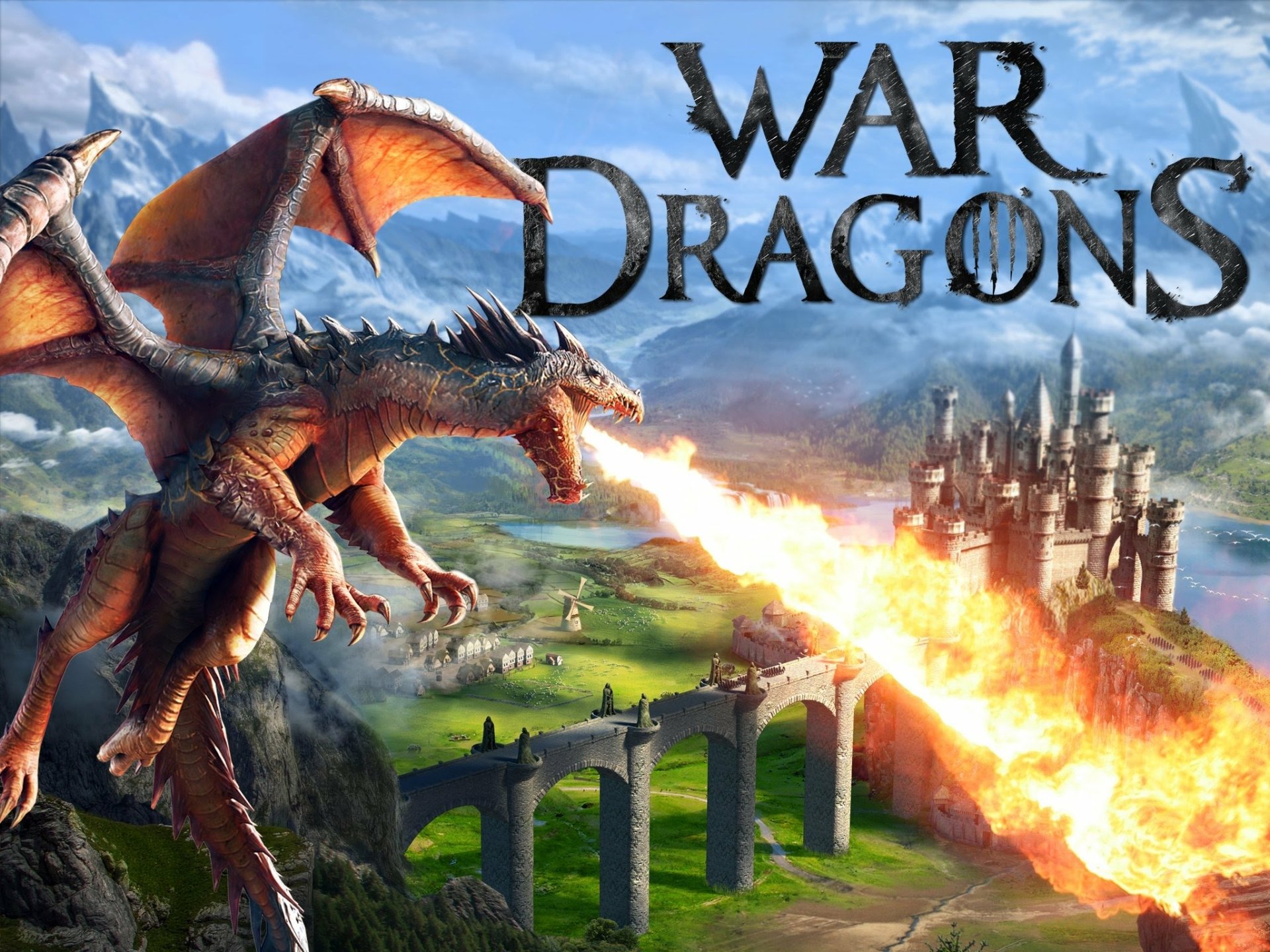 War Dragons Epic Battle HD Wallpaper