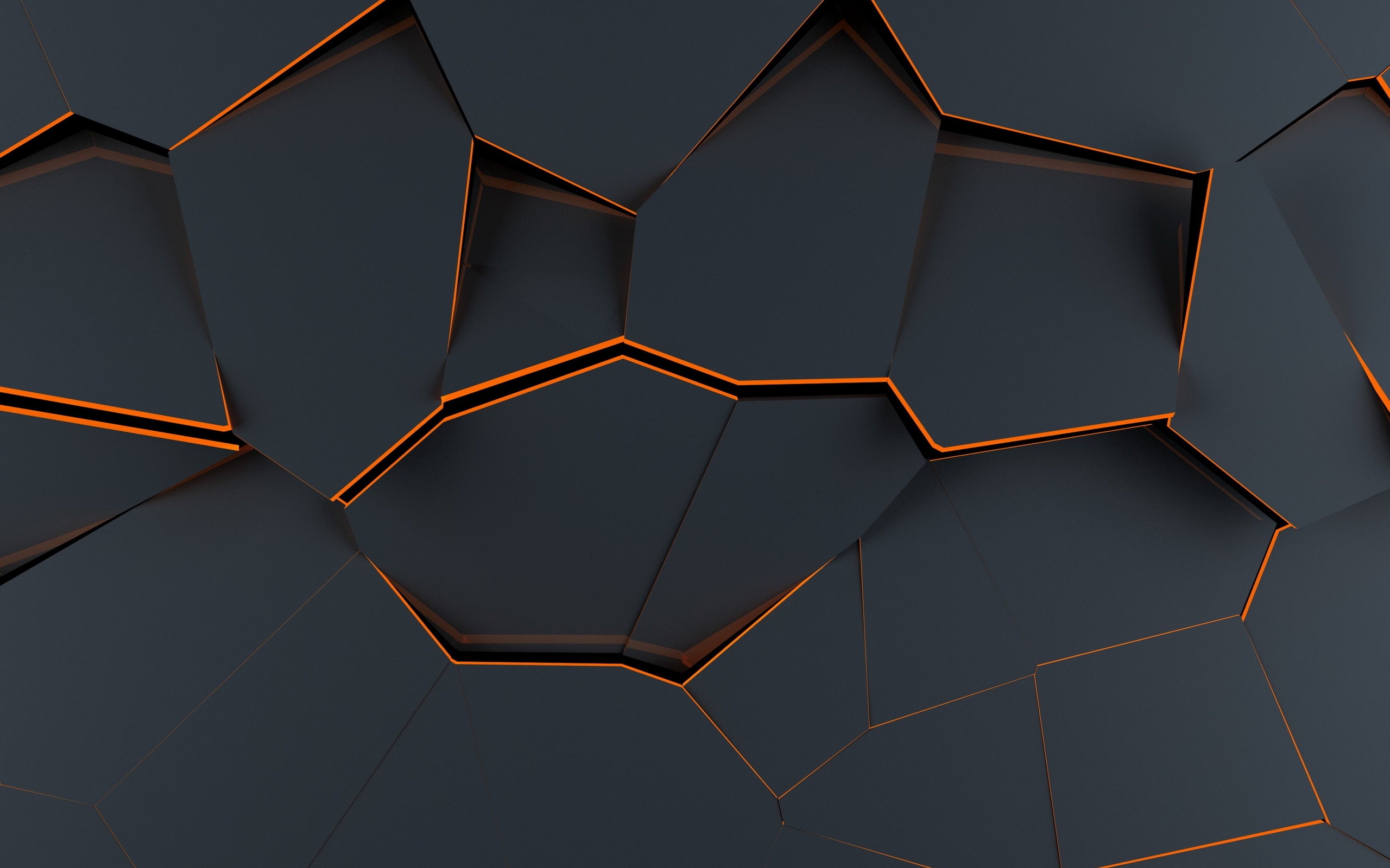 Geometric Glow: Abstract Triangular HD Wallpaper