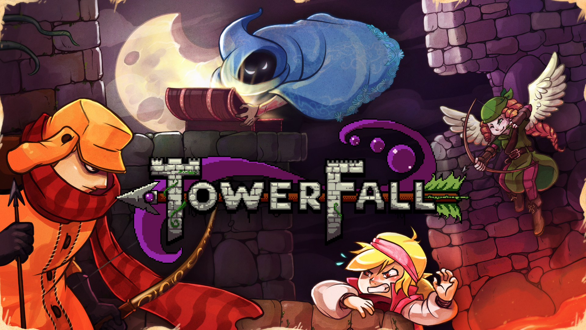 Download Video Game TowerFall Ascension HD Wallpaper