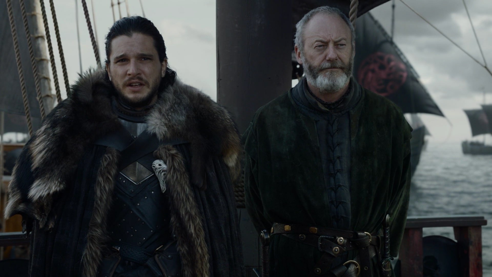 Download Liam Cunningham Kit Harington Davos Seaworth Jon Snow TV Show ...