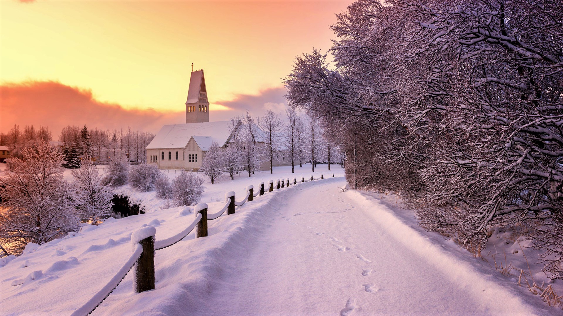Winter Church Desktop Wallpapers Free Church Praise And Worship