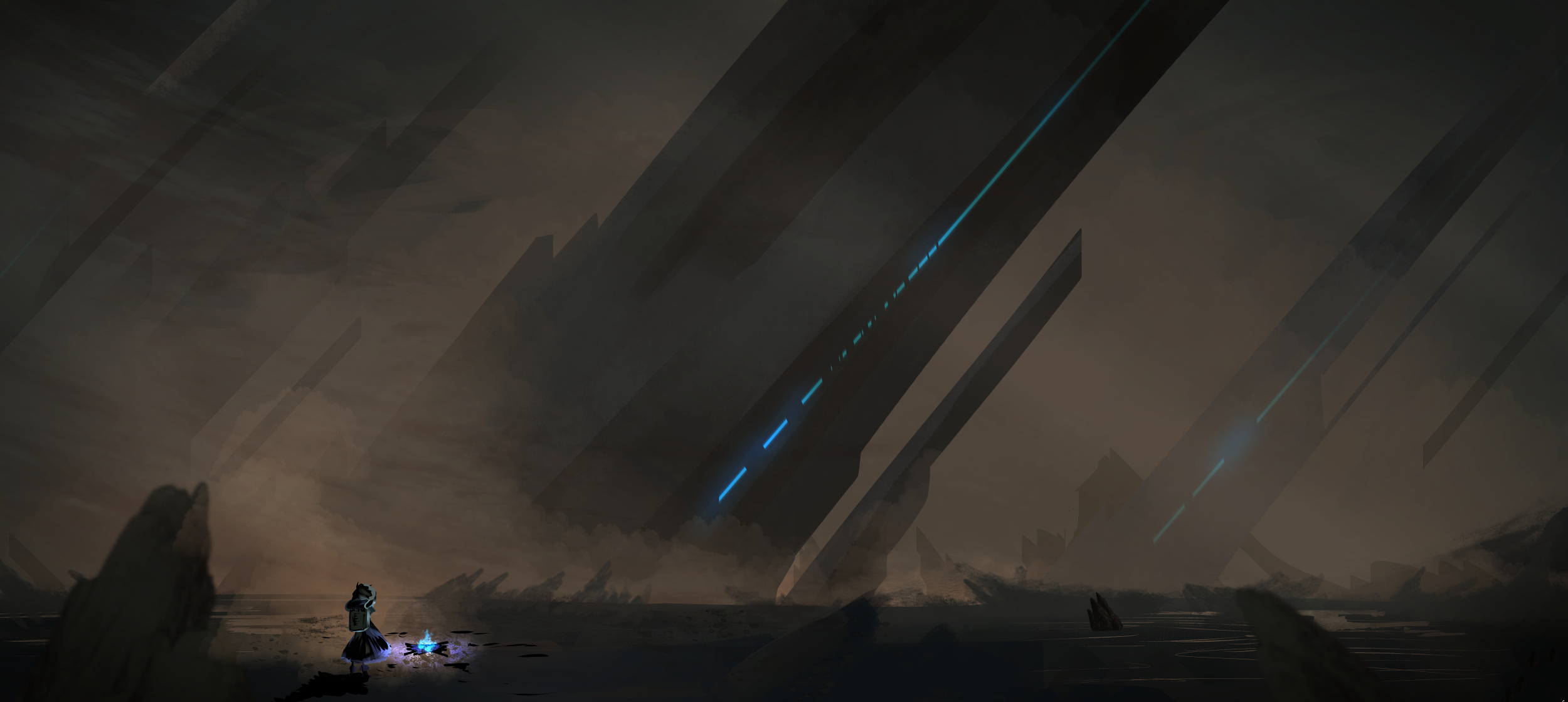 Post-Apocalyptic Anime Paradise - HD Wallpaper by tokyogenso