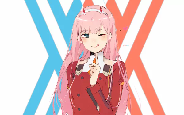 Hatsune Miku: Winking in Blue - HD Anime Wallpaper