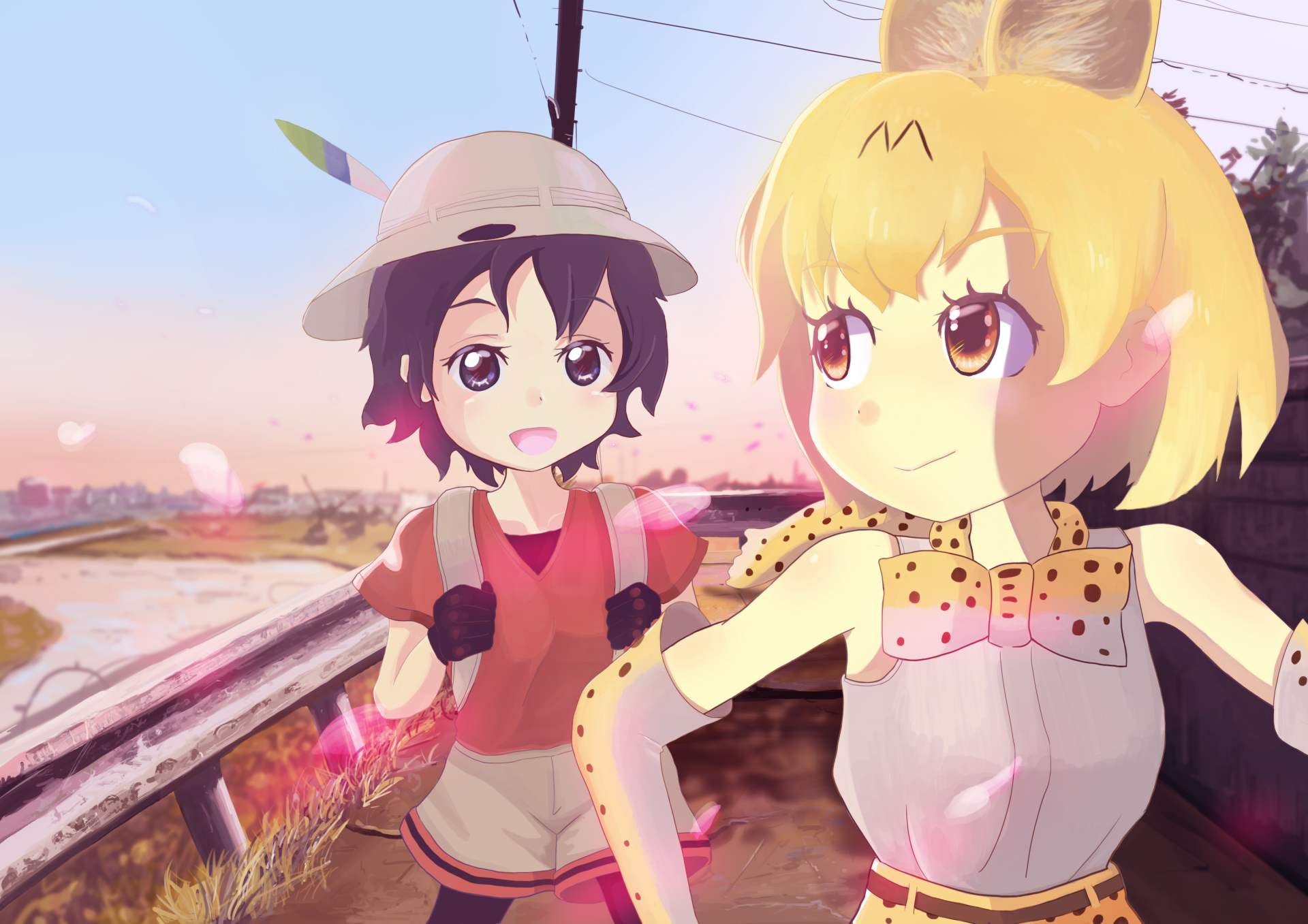 Download Kaban (Kemono Friends) Serval (Kemono Friends) Sky Anime ...