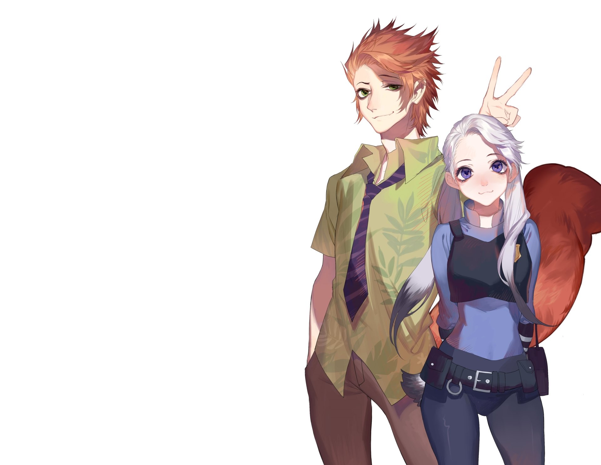 Download Humanized Nick Wilde Judy Hopps Movie Zootopia 4k Ultra HD ...